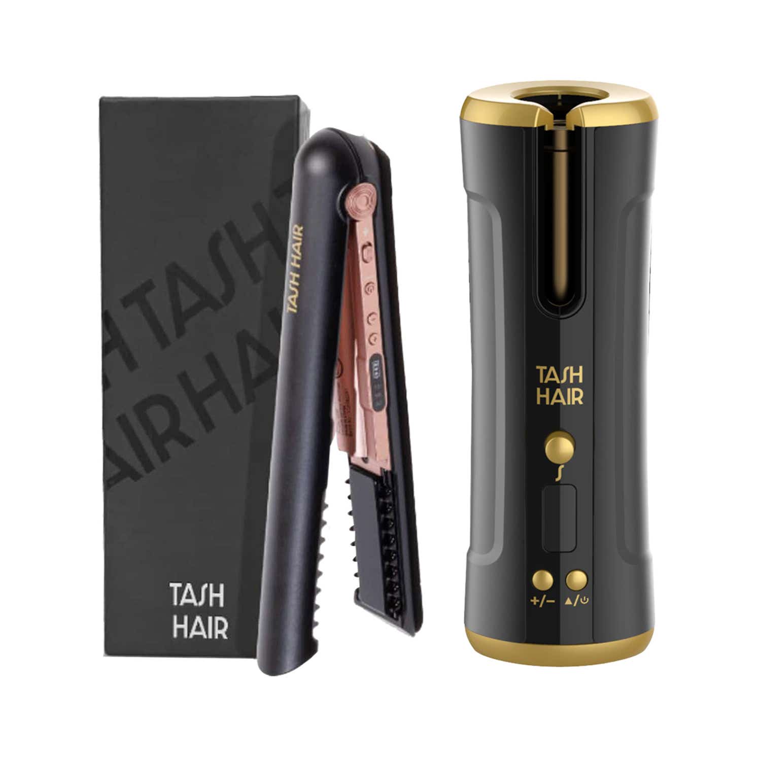 Buy Tash Hair Twirl Automatic Hair Curler - Onyx & Cordless Hair ...