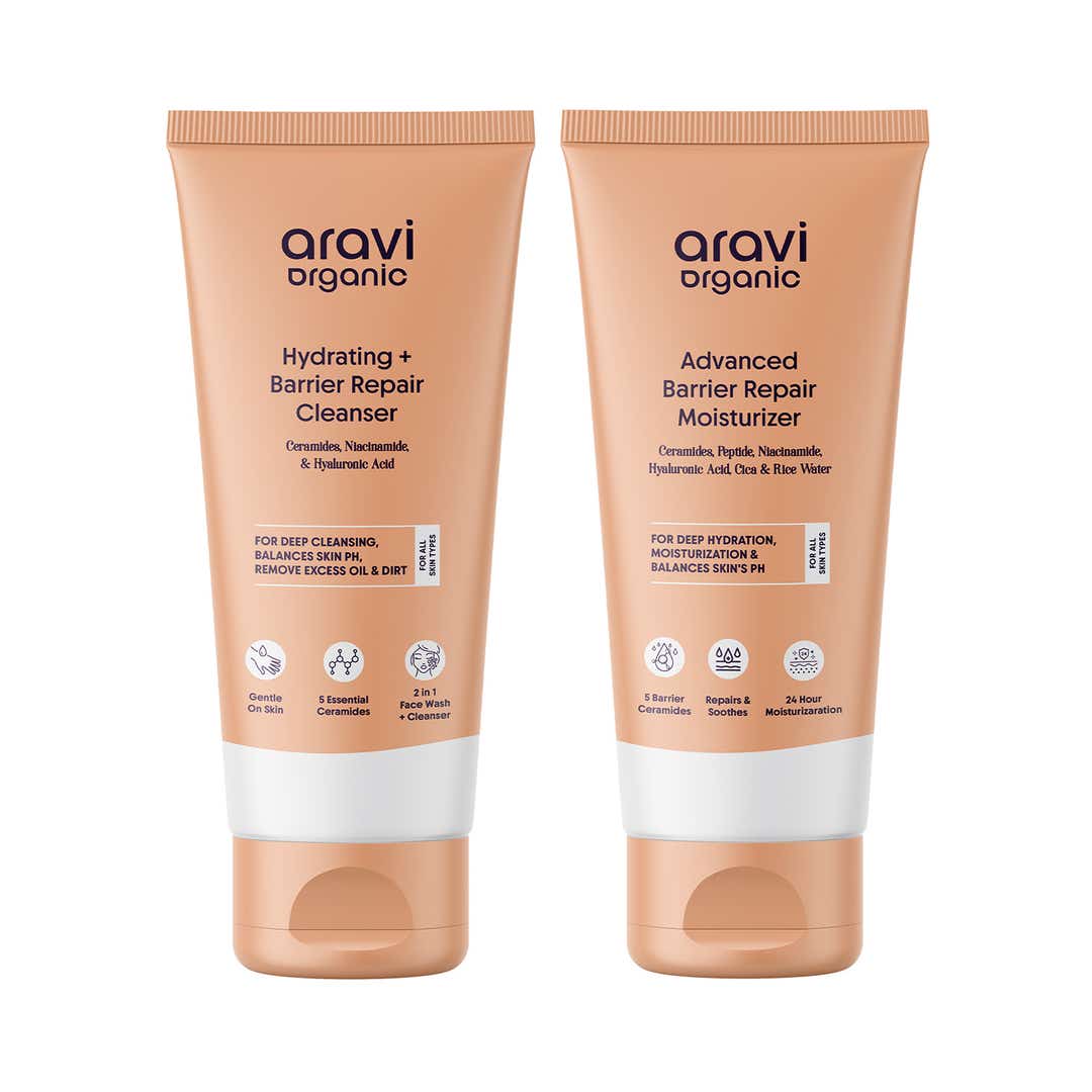 Buy Aravi Organic Skin Essentials Duo - Purifying Cleanser & Deep ...