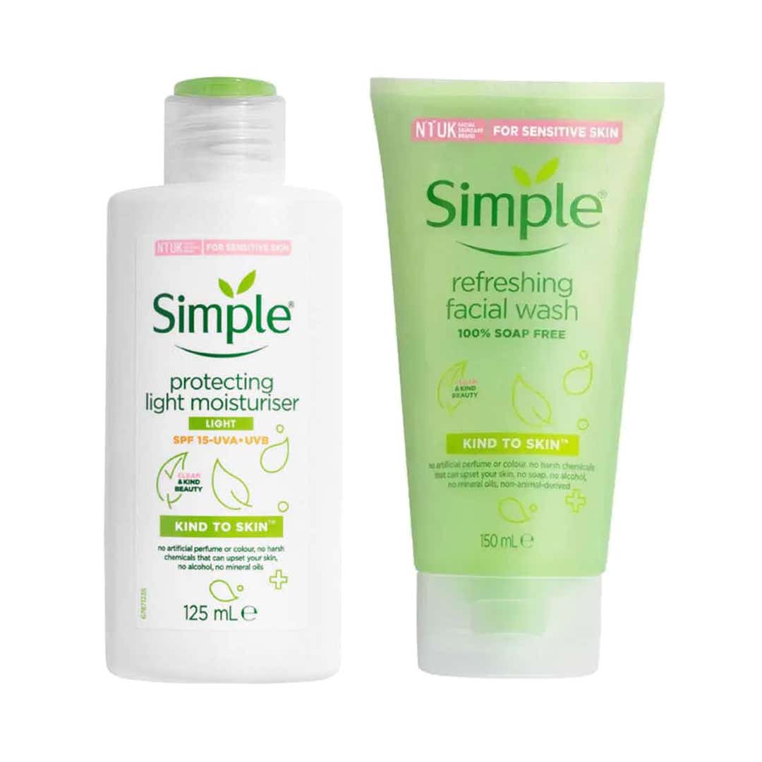 Buy Simple Kind To Skin Protecting Light Moisturiser + Refreshing ...