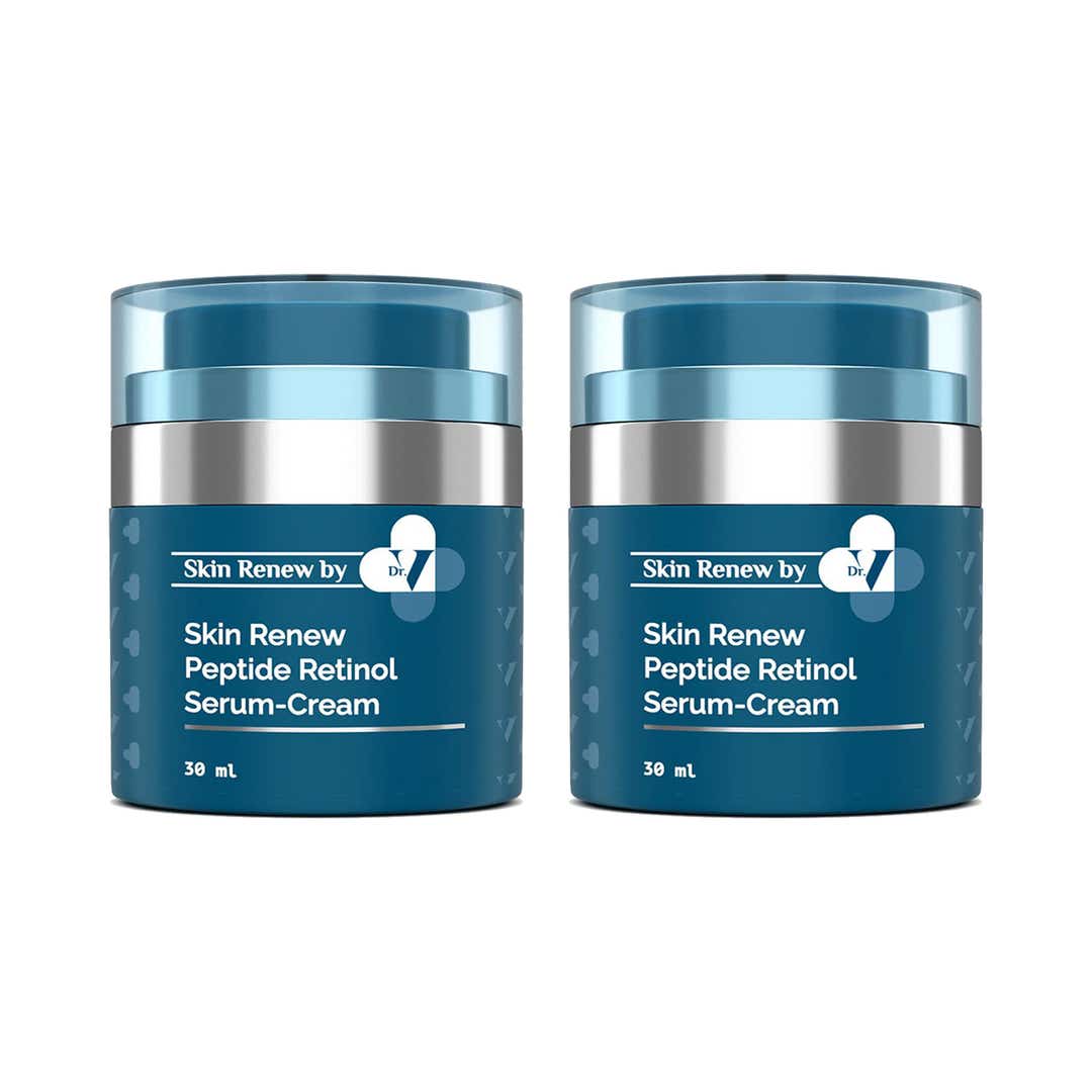 Buy The Derma Co. Dr V SkinRenew Peptide Retinol Serum-Cream Combo Pack ...