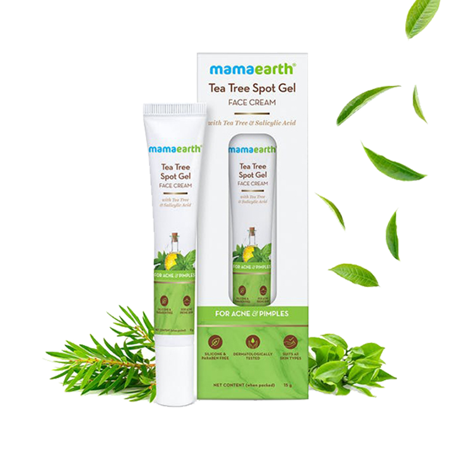 Buy Mamaearth Tea Tree Spot Gel (15g) Online at Best Price in India on ...