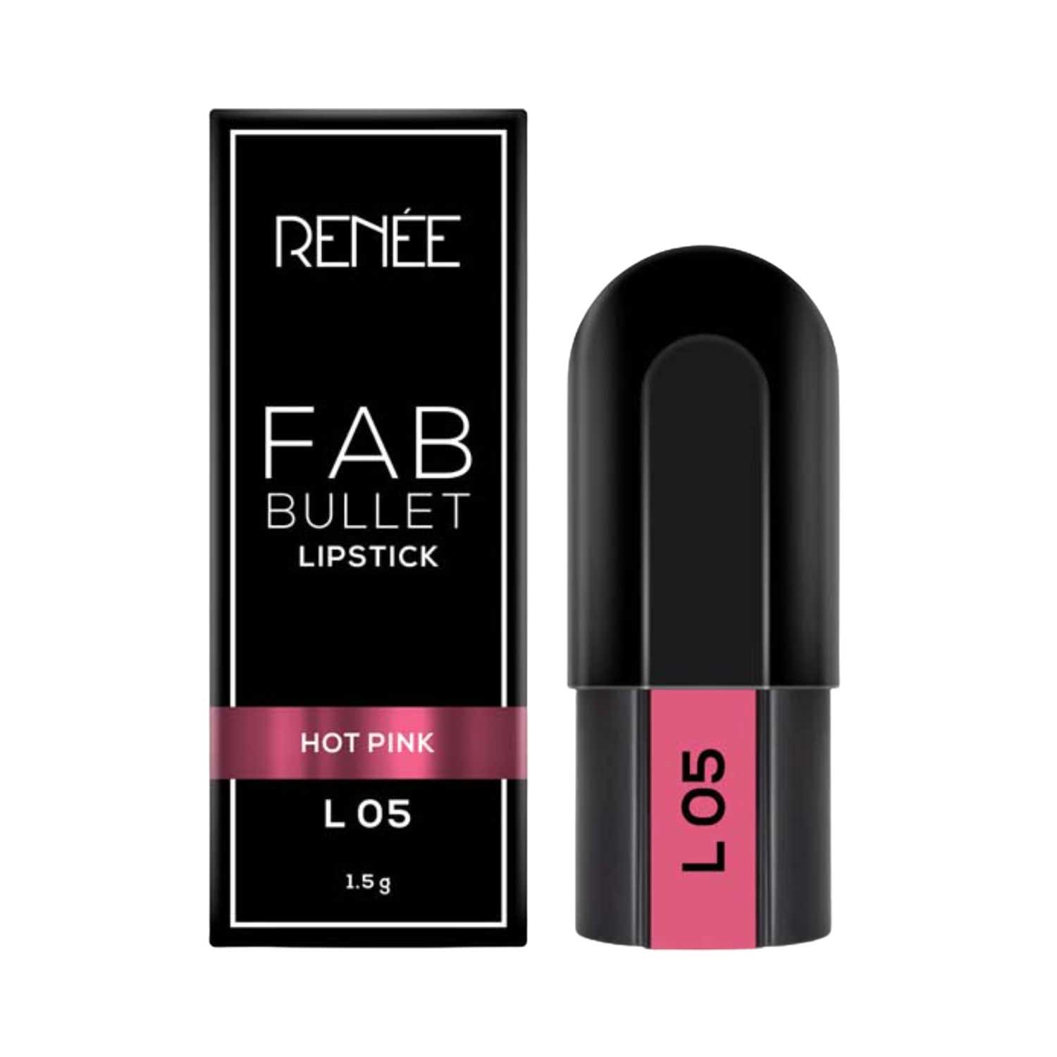 Buy Renee Fab Bullet Lipstick - L05 Hot Pink (1.5g) Online at Best ...
