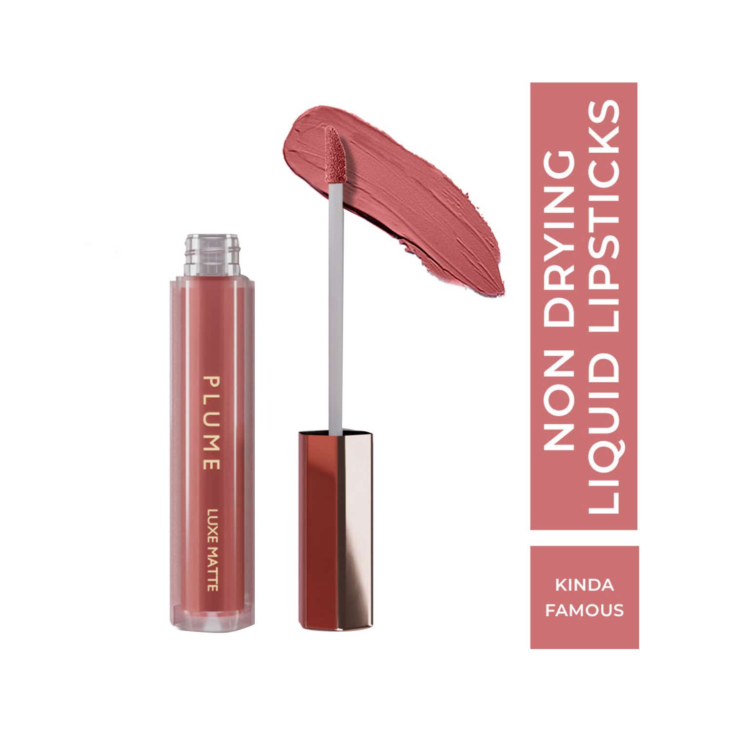Buy Plume Luxe Matte Liquid Lipstick - Kinda Famous (2.6ml) Online at ...