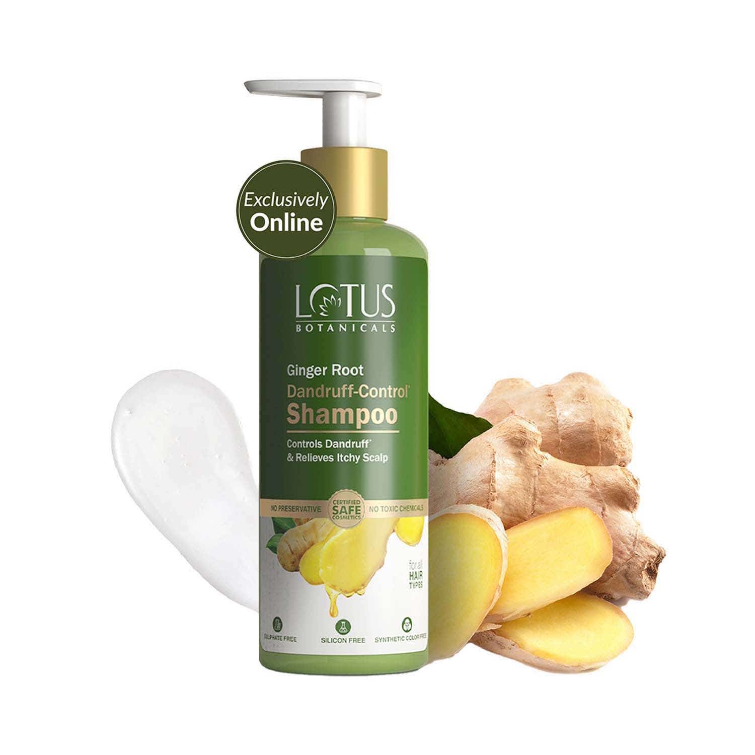 Buy Lotus Botanicals Dandruff-Control Shampoo (300ml) Online at Best ...