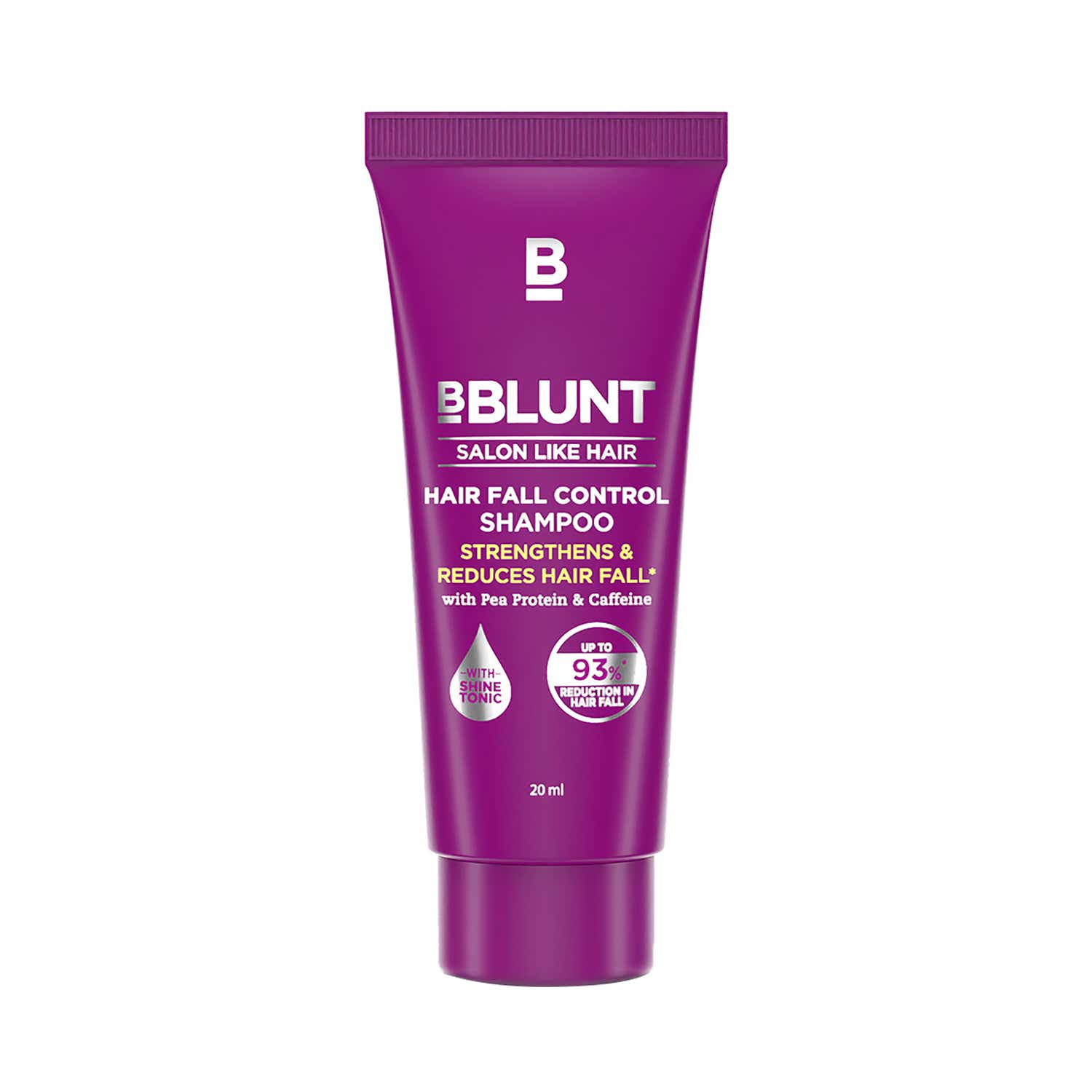 BBlunt Hair Fall Control Shampoo With Pea Protein & Caffeine For ...