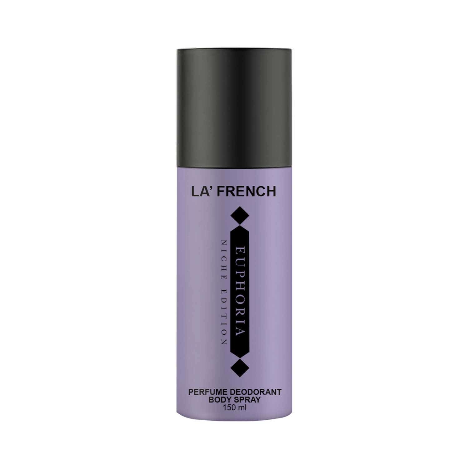 LA' French Euphoria Deodorant For Men & Women (150ml)