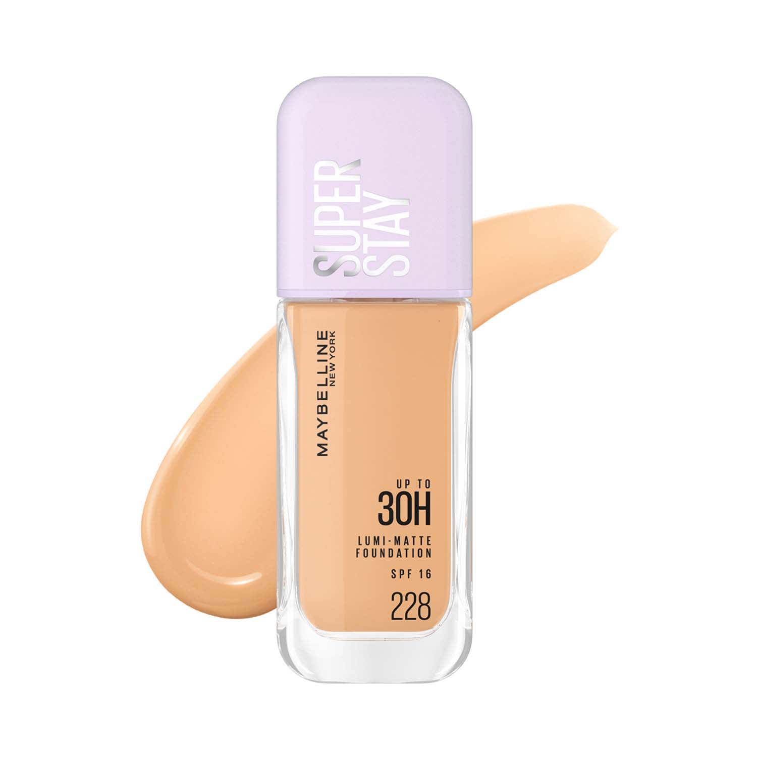 Buy Maybelline New York Super Stay Up To 30H Lumi-Matte Foundation SPF ...