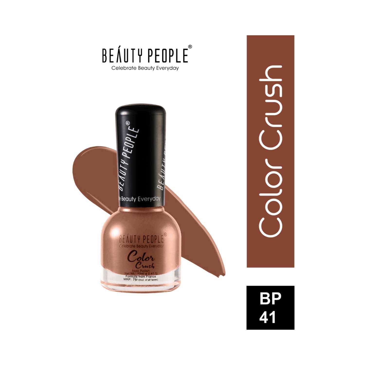 Buy Beauty People Color Crush Nail Polish - 41 Rust Bust (12 ml) Online ...