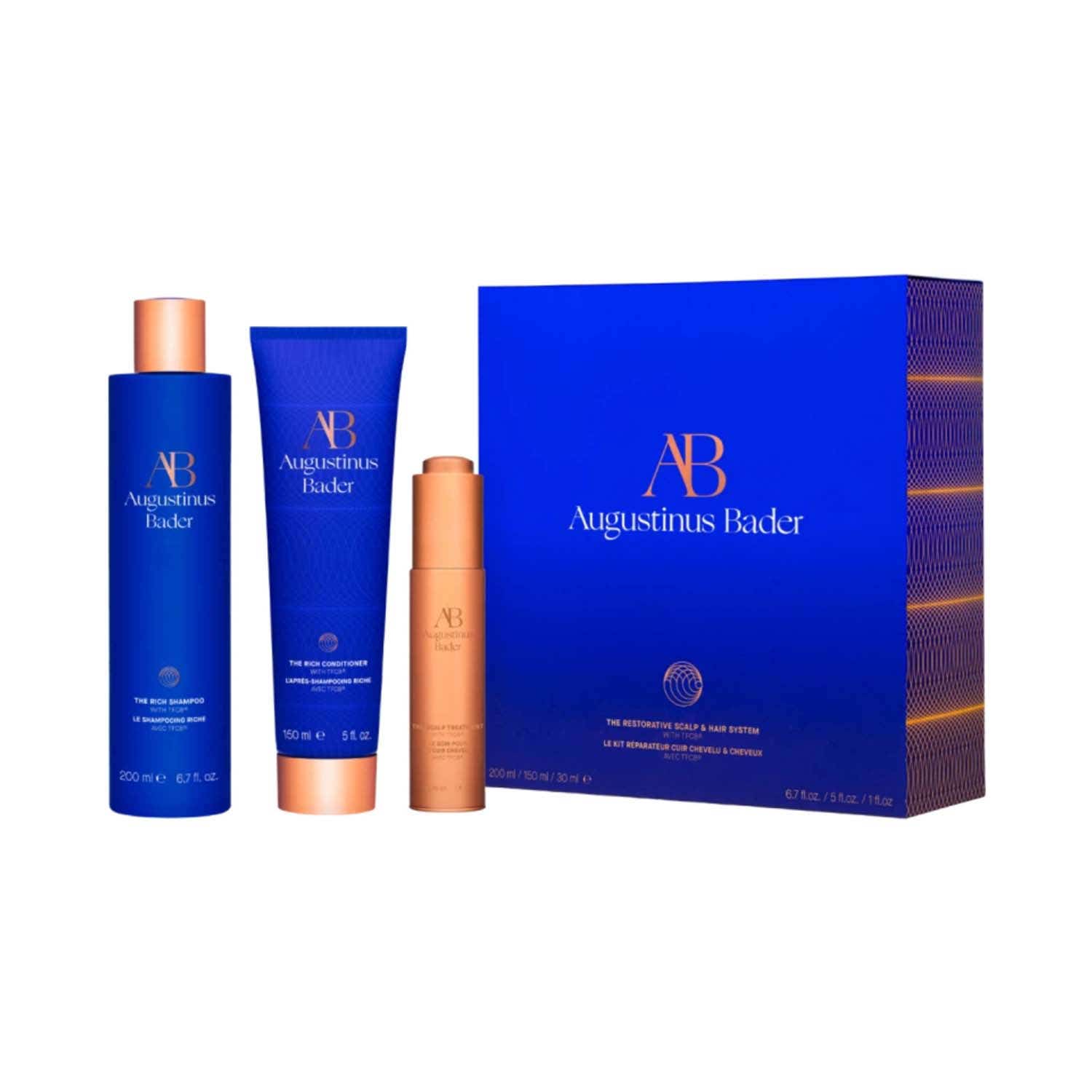 Buy Augustinus Bader The Restorative Scalp & Hair System (3 pcs) Online ...