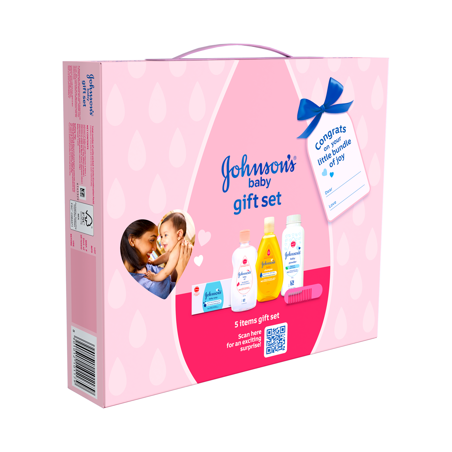Buy Johnson's Baby Gift Box (5 pcs) Online at Best Price in India on ...