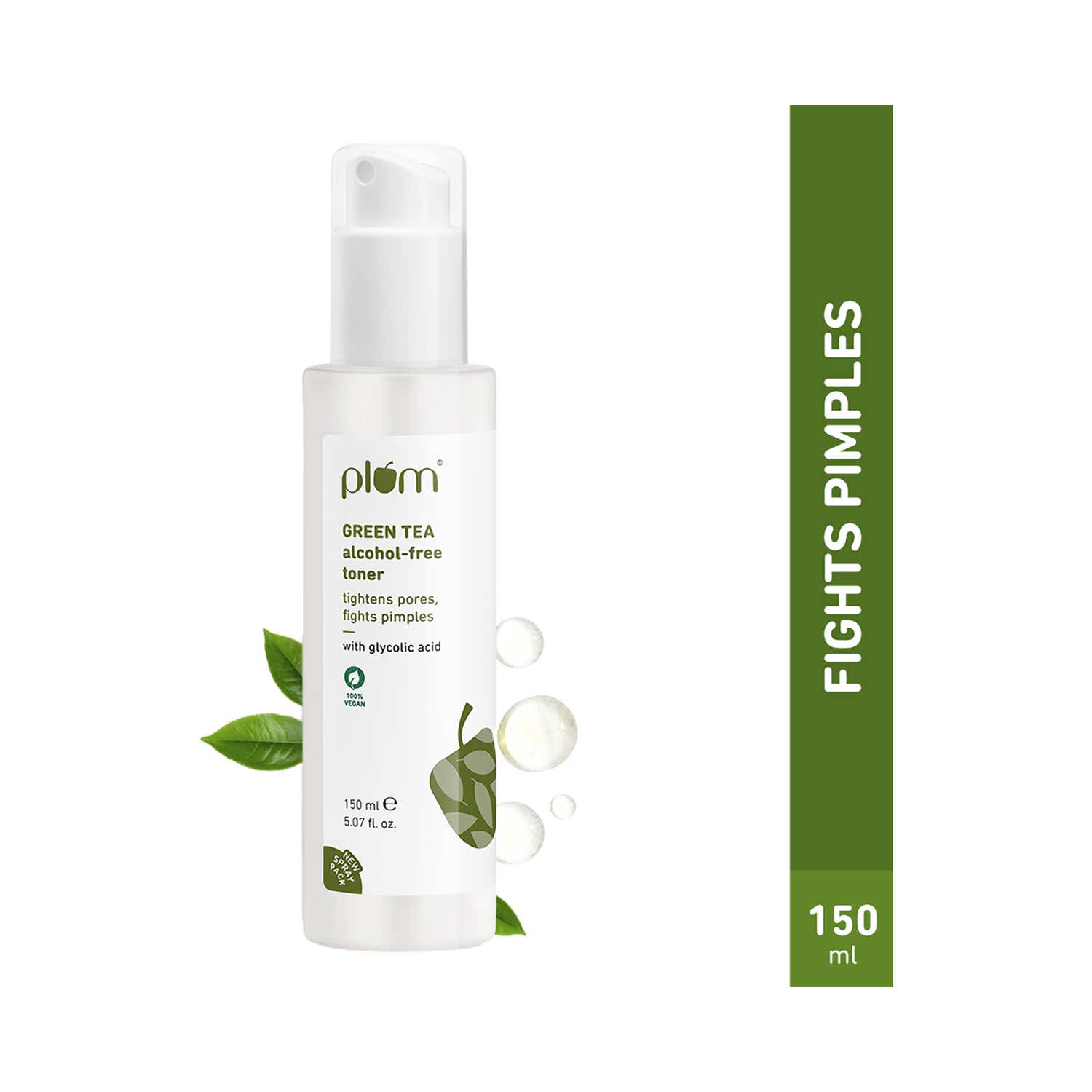 Buy Plum Green Tea Alcohol-Free Face Toner for Oily Acneprone Skin ...