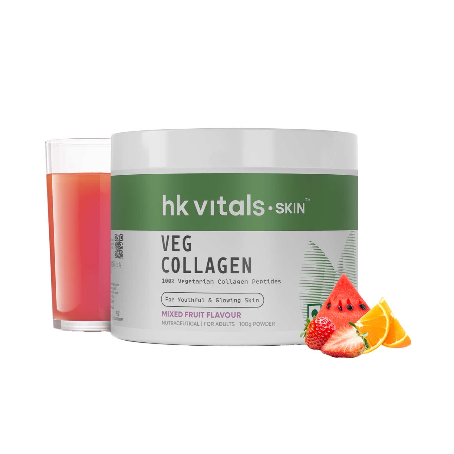 HK Vitals Veg Collagen Supplement - Mixed Fruit (100 g)