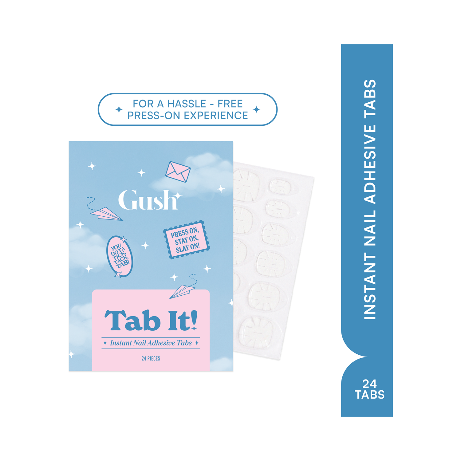 Buy Gush Beauty Tab It Instant Nail Adhesive Tabs Online at Best Price ...