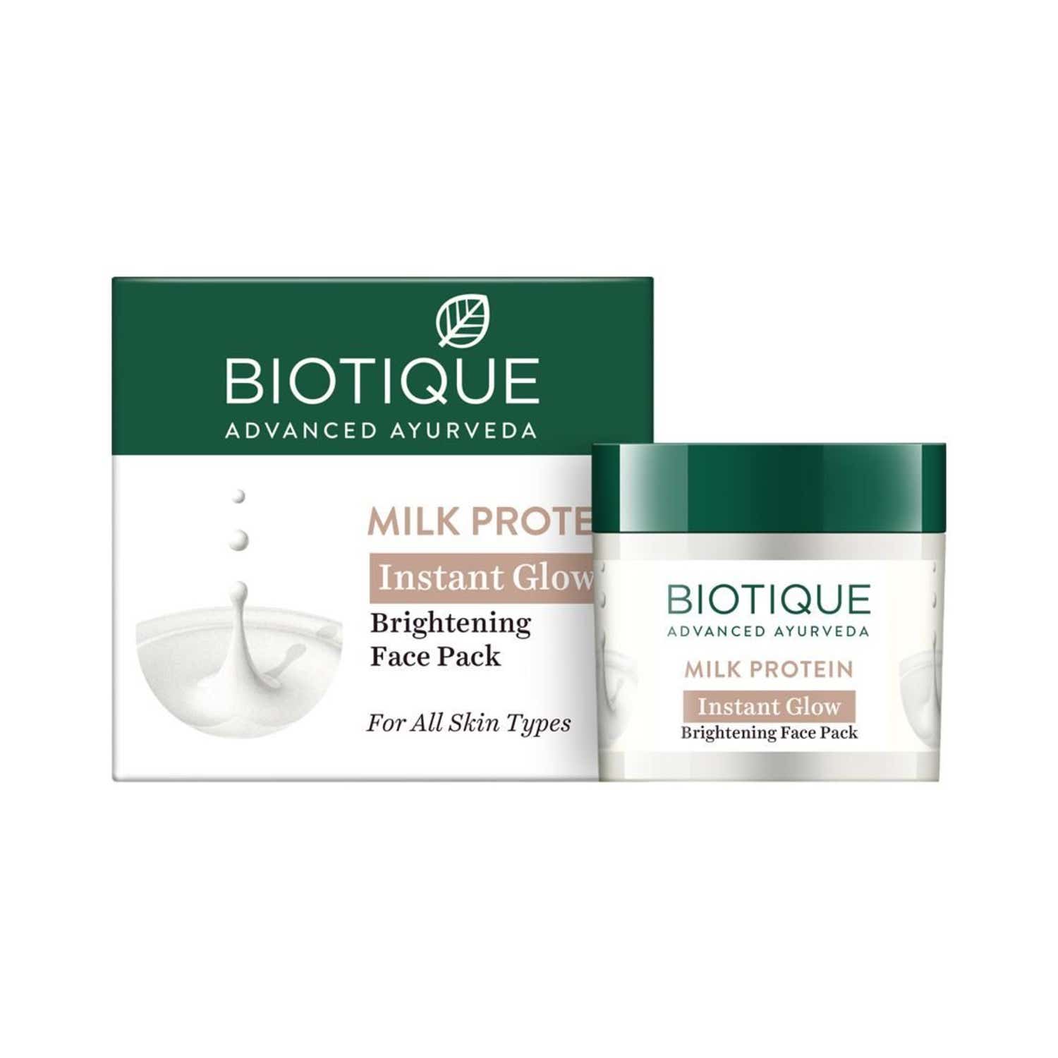 Buy Biotique Bio Milk Protein Whitening & Rejuvenating Face Pack (50g ...