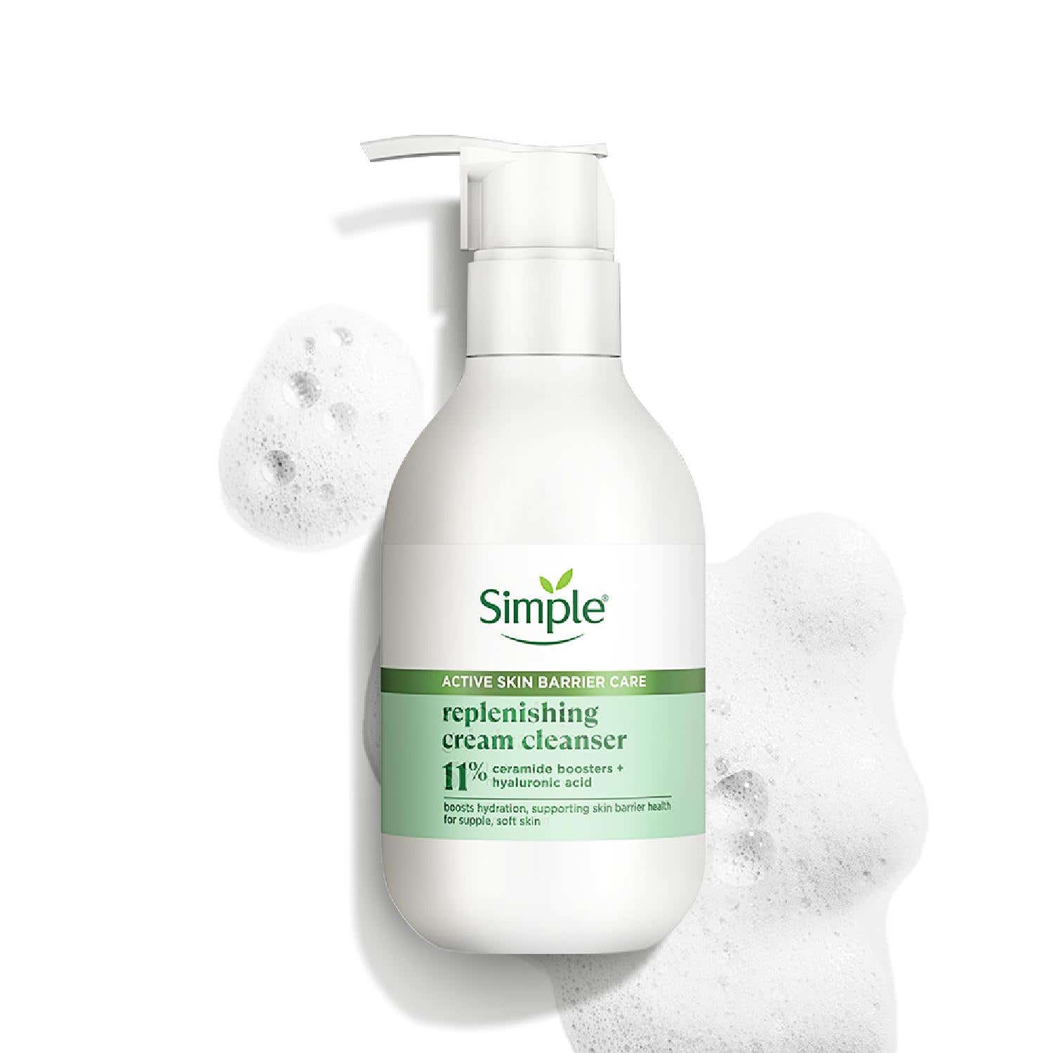 Buy Simple Active Skin Barrier Care Replenishing Cream Cleanser (150ml ...