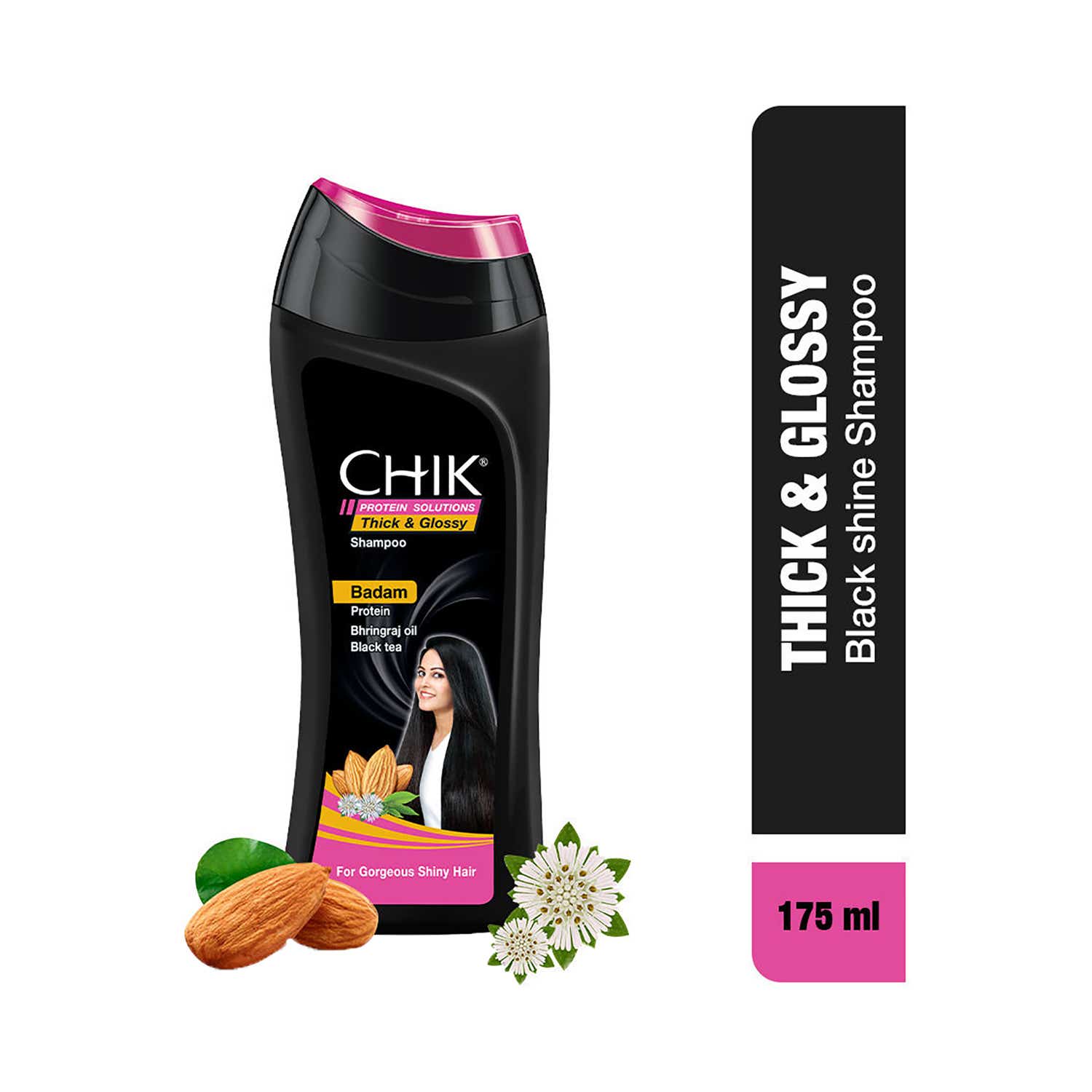 Buy Chik Thick & Glossy Black Shampoo (175ml) Online at Best Price in India