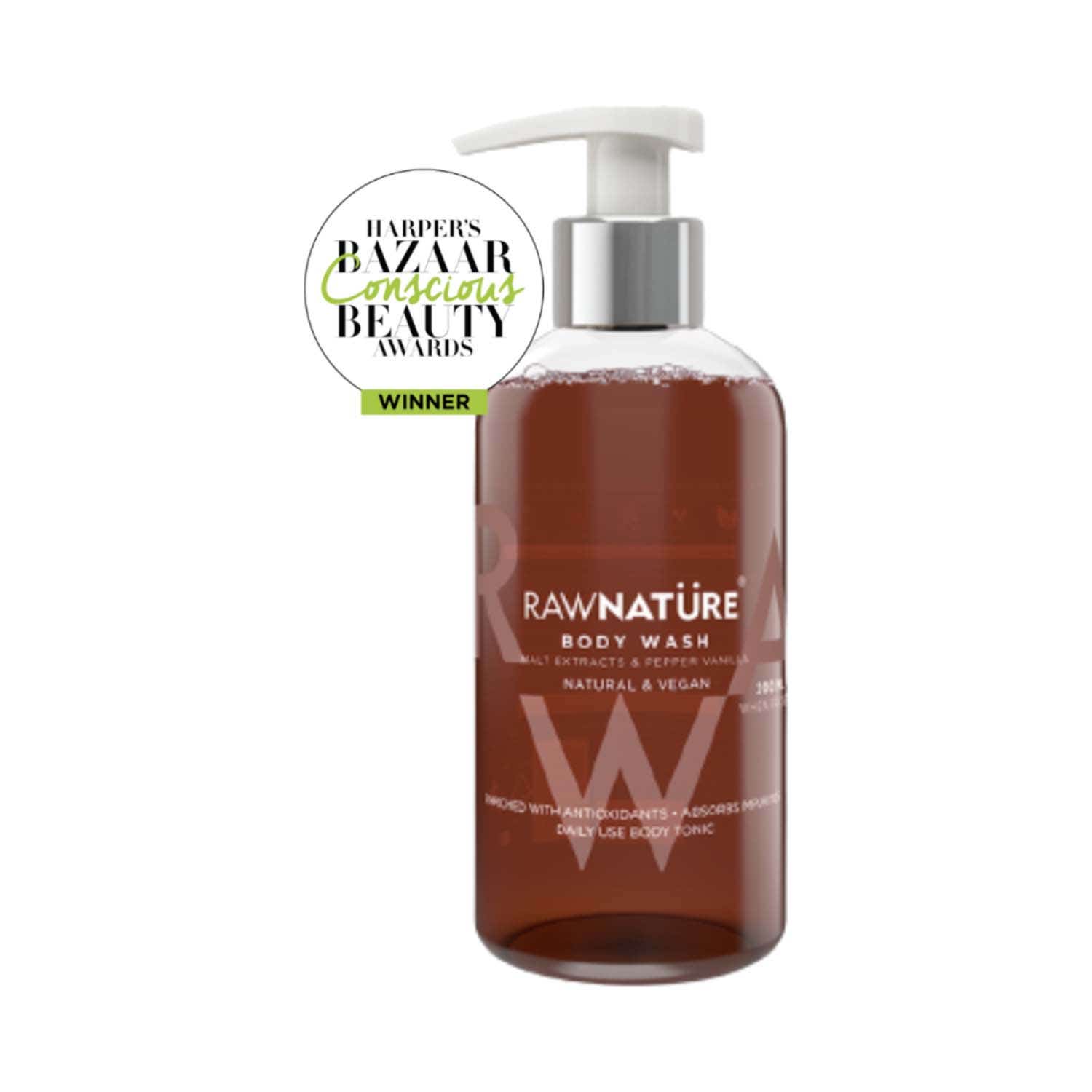 Buy RAWNATURE Malt Extracts & Pepper Vanilla Body Wash (200ml) Online ...