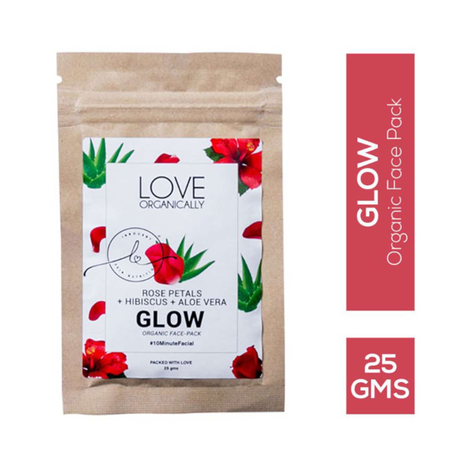 Buy Love Organically Glow Organic Face Pack Powder (25g) Online at Best ...
