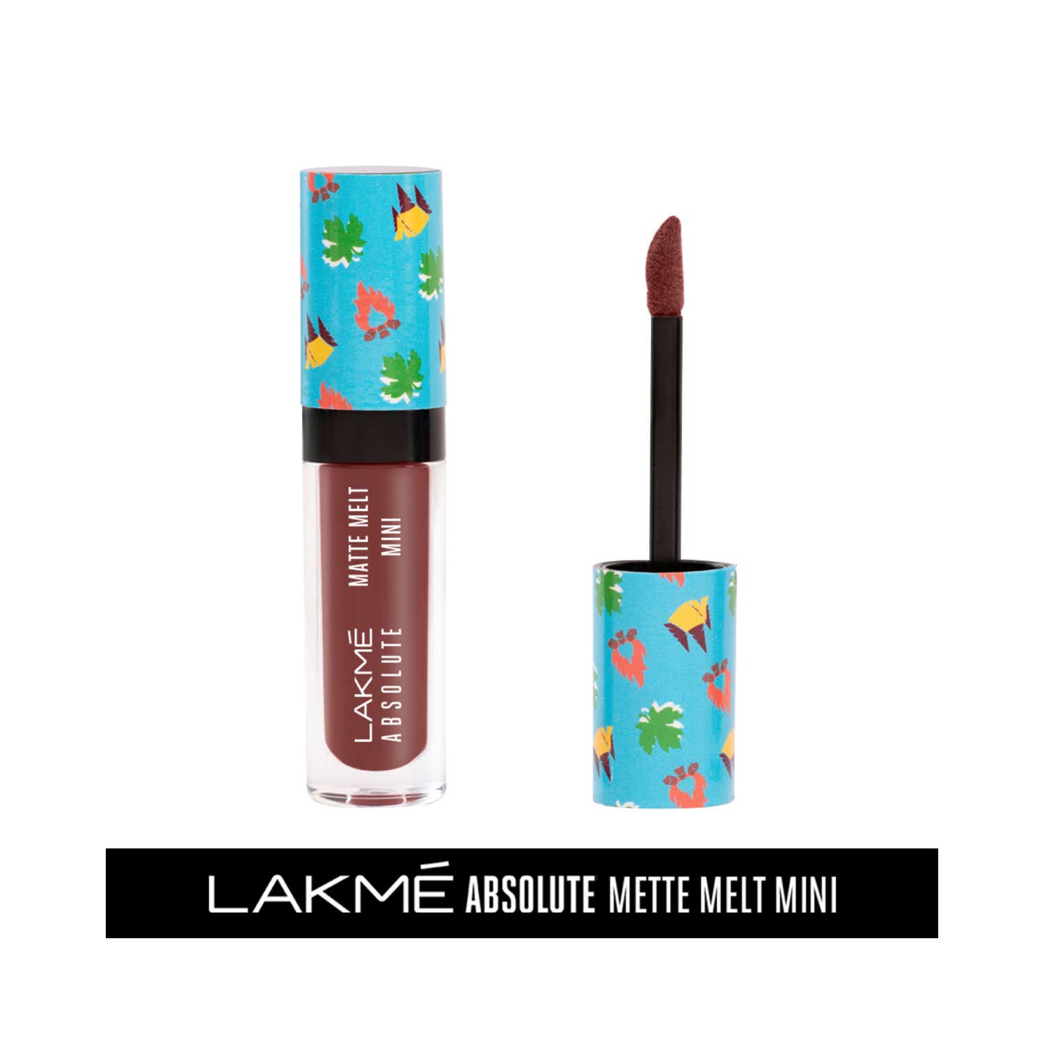 Lakme Absolute Matte Melt Mini Liquid Lip Color - Brown Souvenir (2.4ml)
