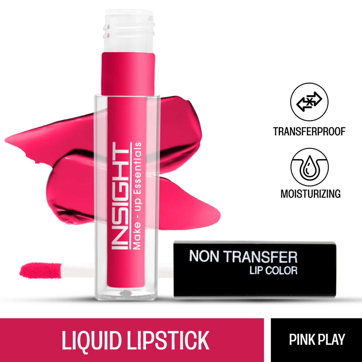 Insight Cosmetics Non Transfer Lip Color - 15 Pink Play (4ml)