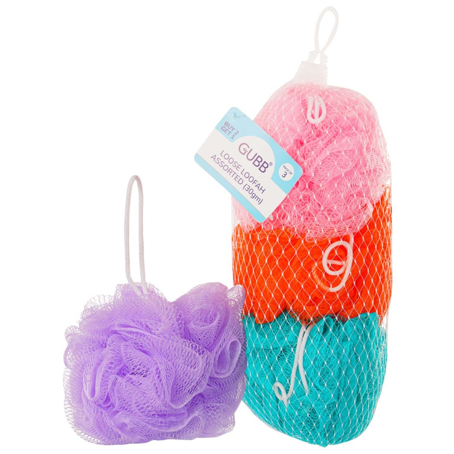 Buy GUBB Exfoliating Loofah - 3 Loofahs (90g) Online at Best Price in ...
