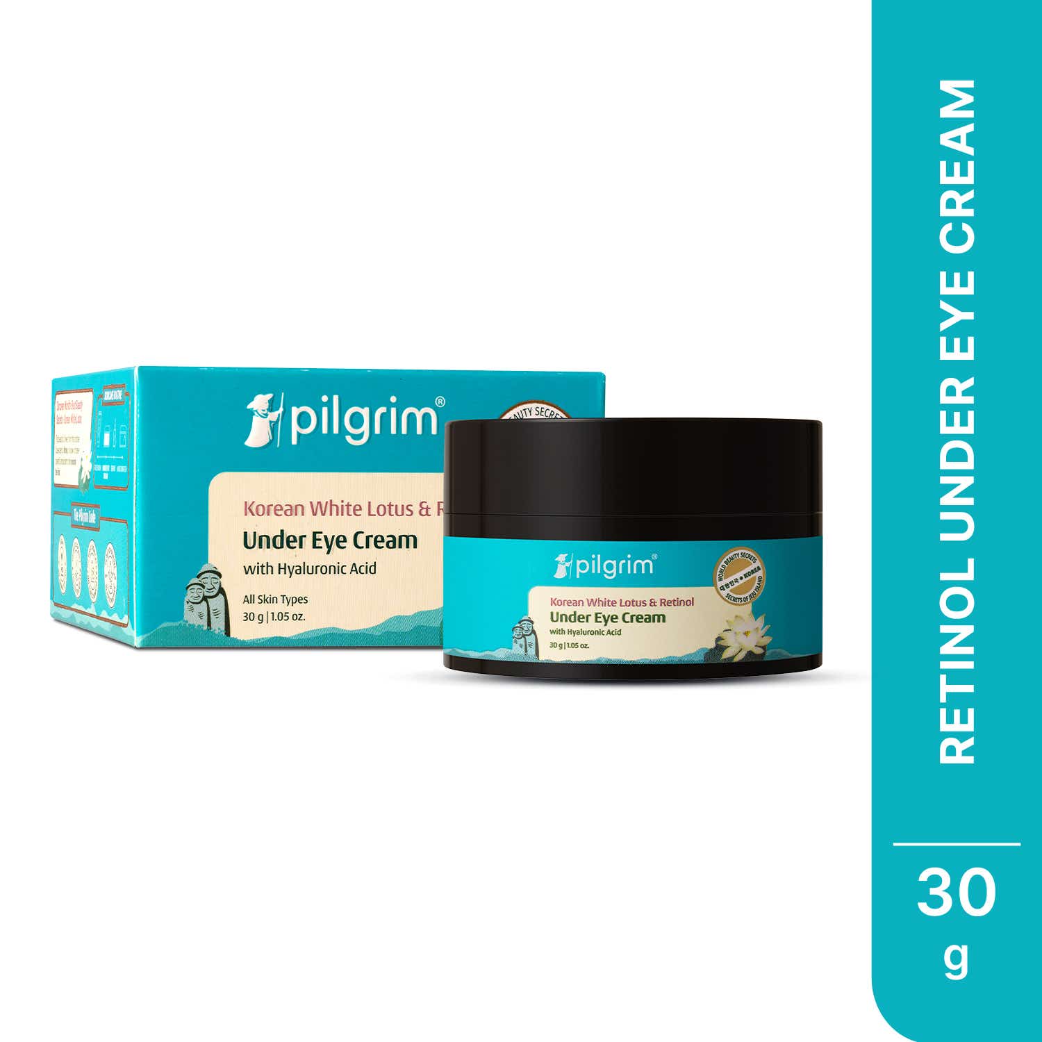 Buy Pilgrim Retinol Under Eye Cream With Vitamin C & Hyaluronic Acid ...