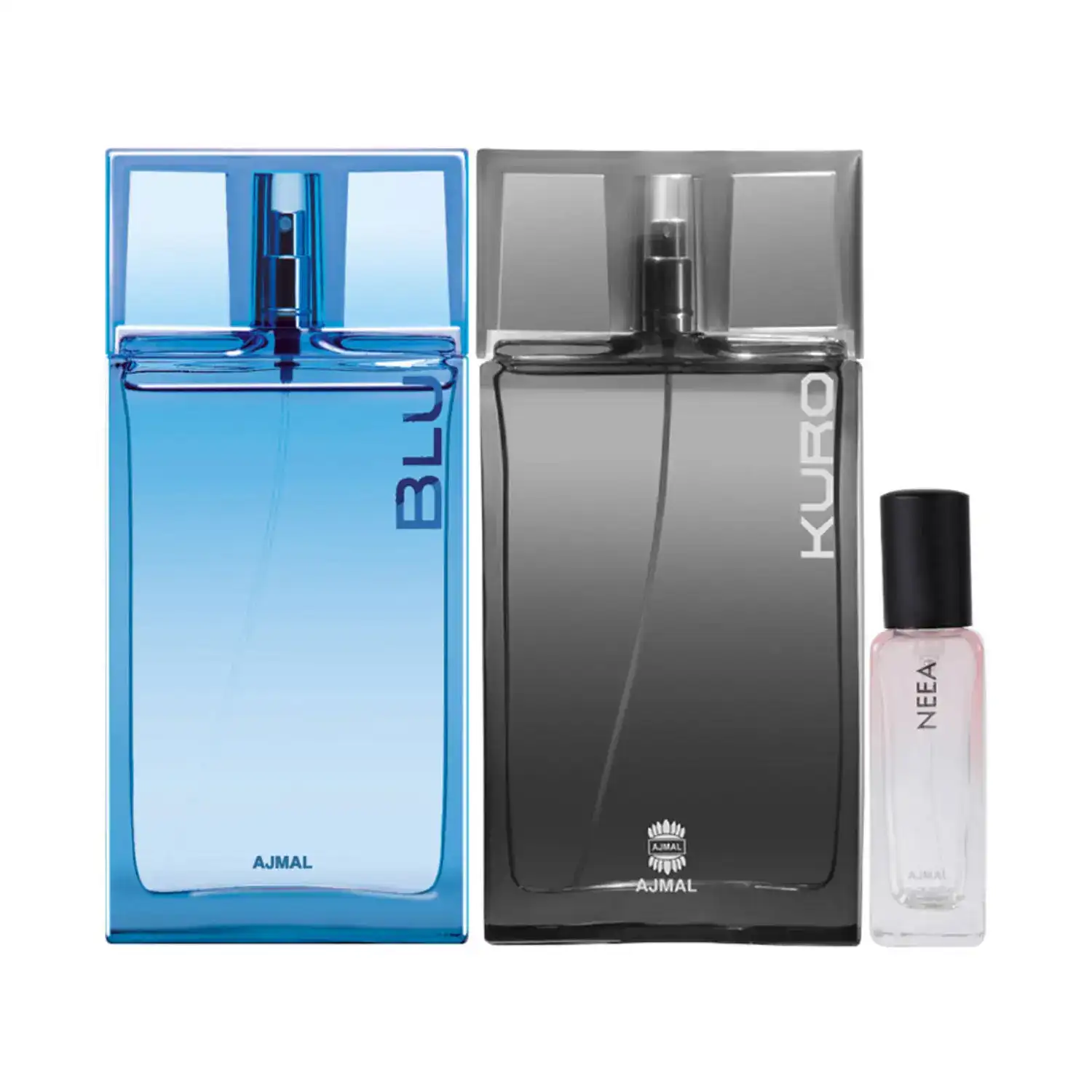 Ajmal Blu And Kuro Eau De Parfum & Neea Eau De Parfum (3Pc)