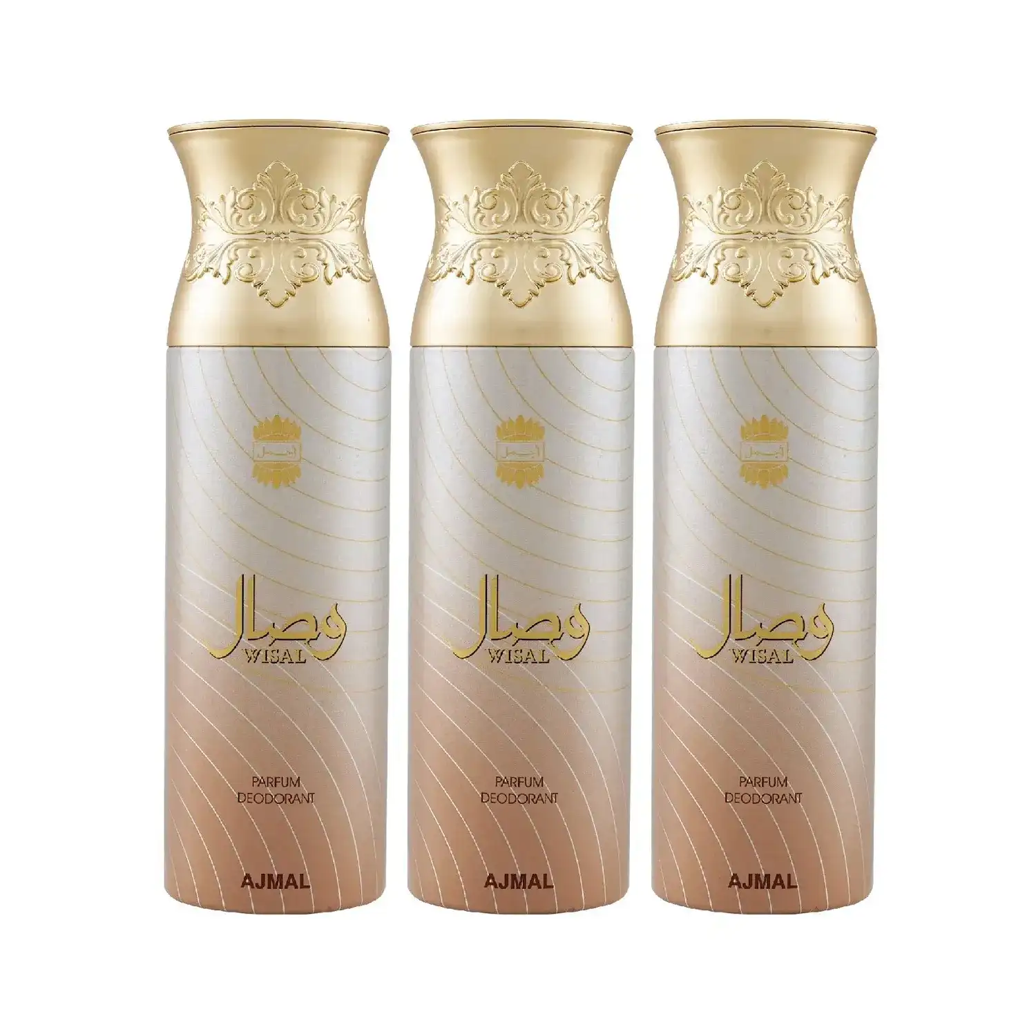 Buy Ajmal Wisal Deodorant Spray for Women - Pack of 3 (200ml Each ...