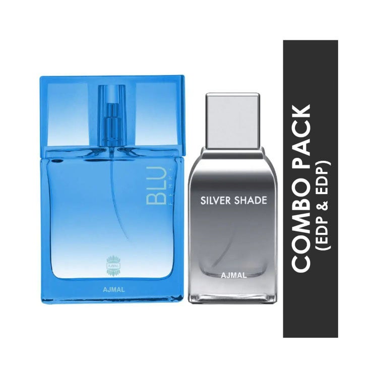 Buy Ajmal Blu Femme Eau De Parfum And Silver Shade Eau De Parfum (2Pc ...