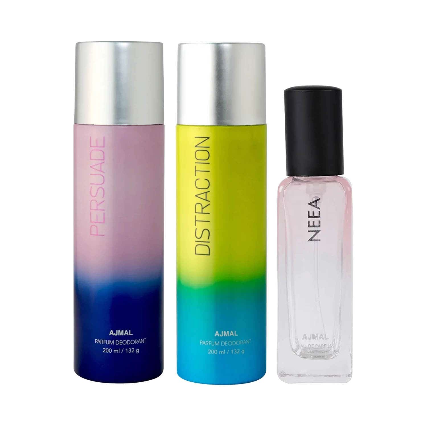 Buy Ajmal Persuade + Distraction + Neea (Pack of 3) Combo Online at ...