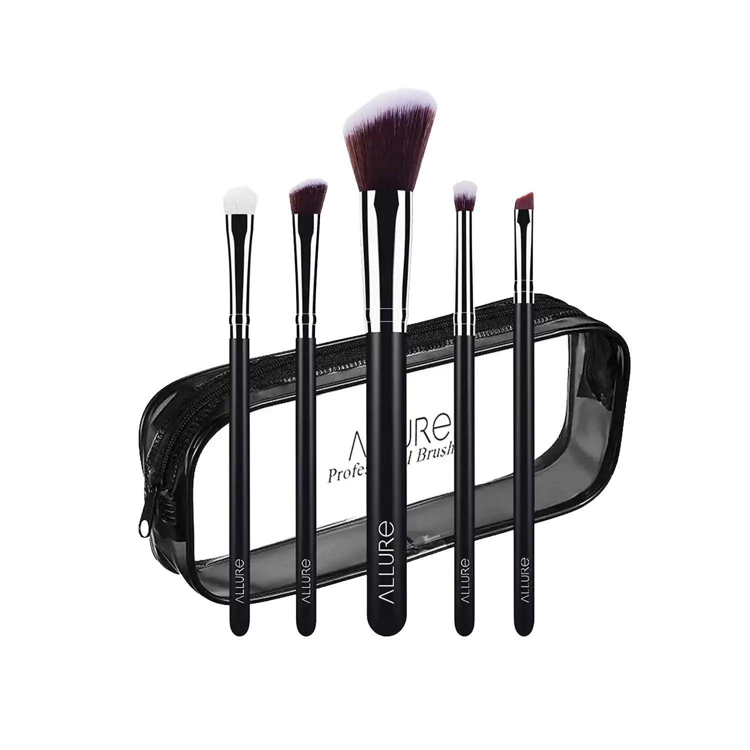 Buy Allure Professional Makeup Brush : Travel Friendly Brush Set SSK-05 - (5Pcs) Online at Best ...