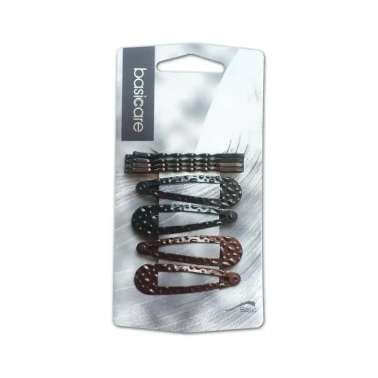 Basicare Snap Clip And Bobby Pin Set - (8 Pcs)