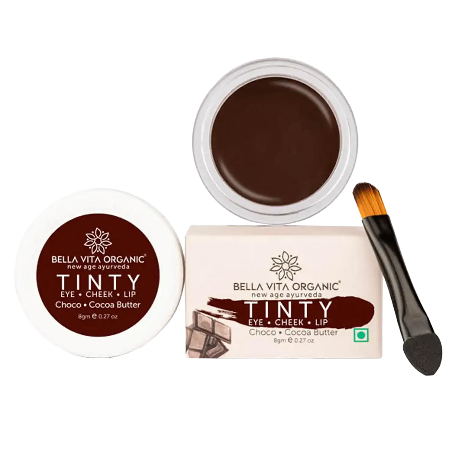 Buy Bella Vita Organic Choco 3 in 1 Tinty for Lips, Cheeks & Eyes (8gm ...