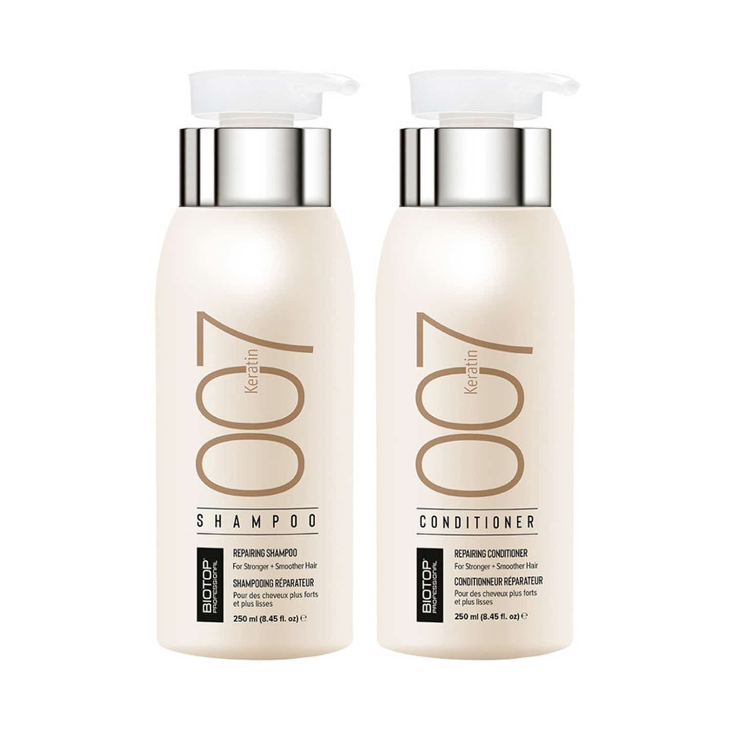 Biotop Professional 007 Shampoo & Conditioner Keratin Impact (250ml ...
