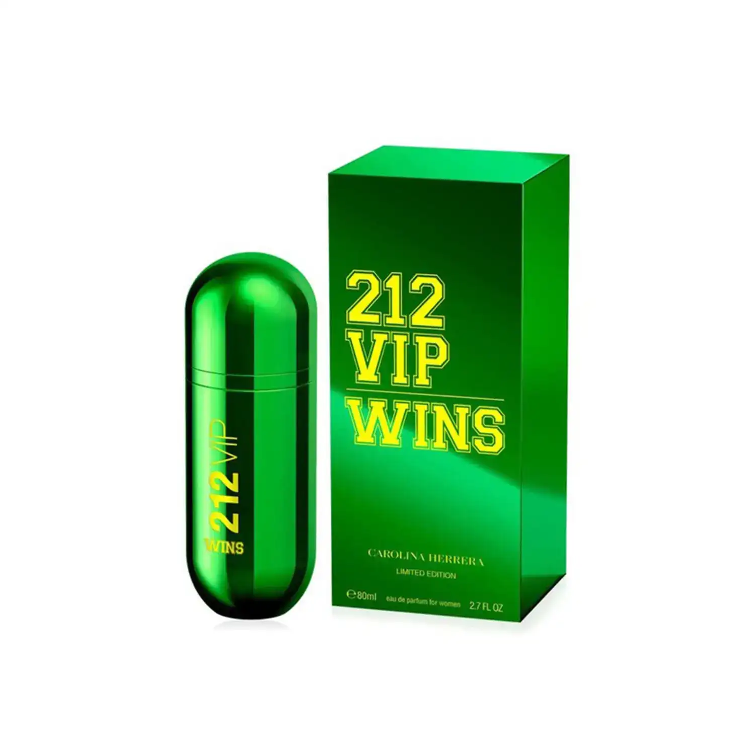 Buy Carolina Herrera 212 VIP Wins For Women Eau De Parfum (80ml) Online ...