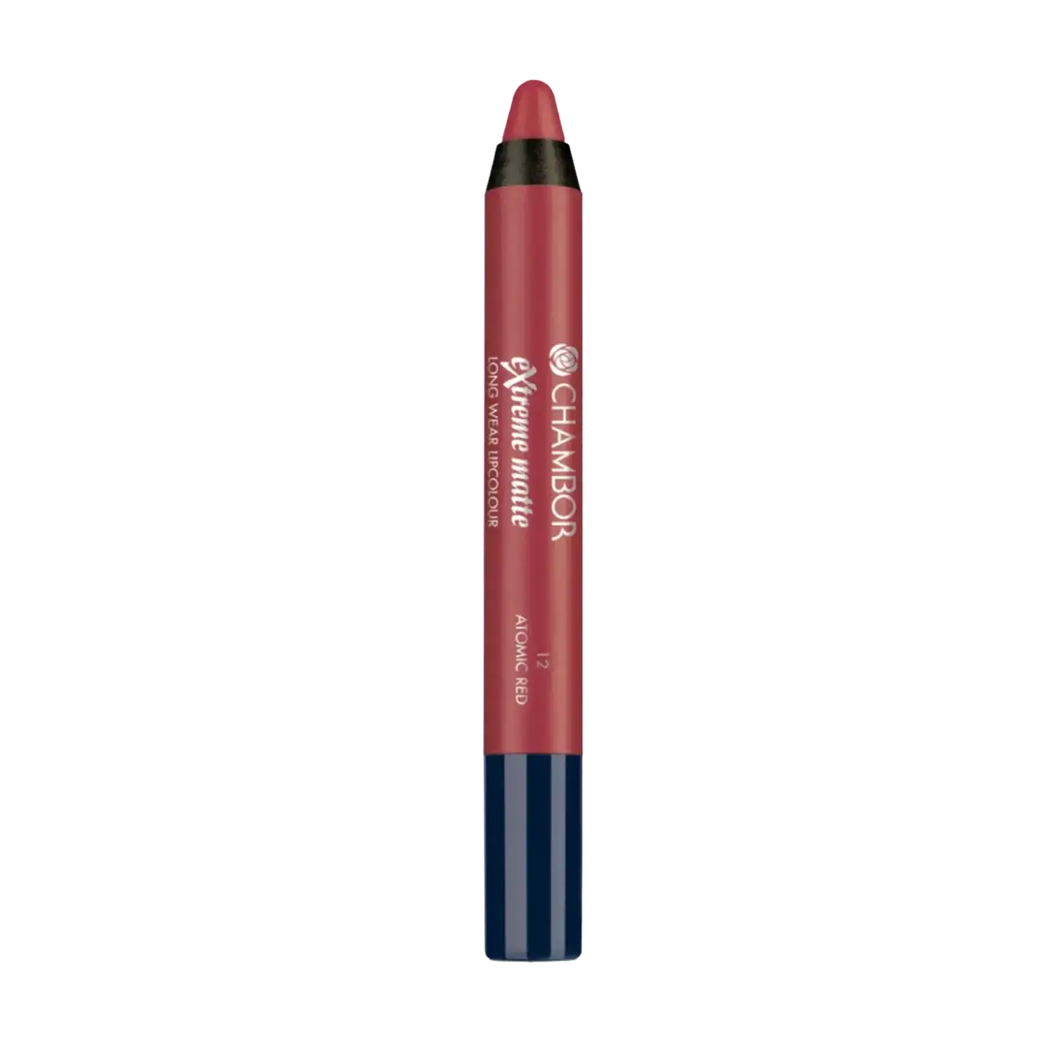 Buy Chambor Extreme Matte Long Wear Lip Colour, Atomic Red No.12 2.8 gm ...
