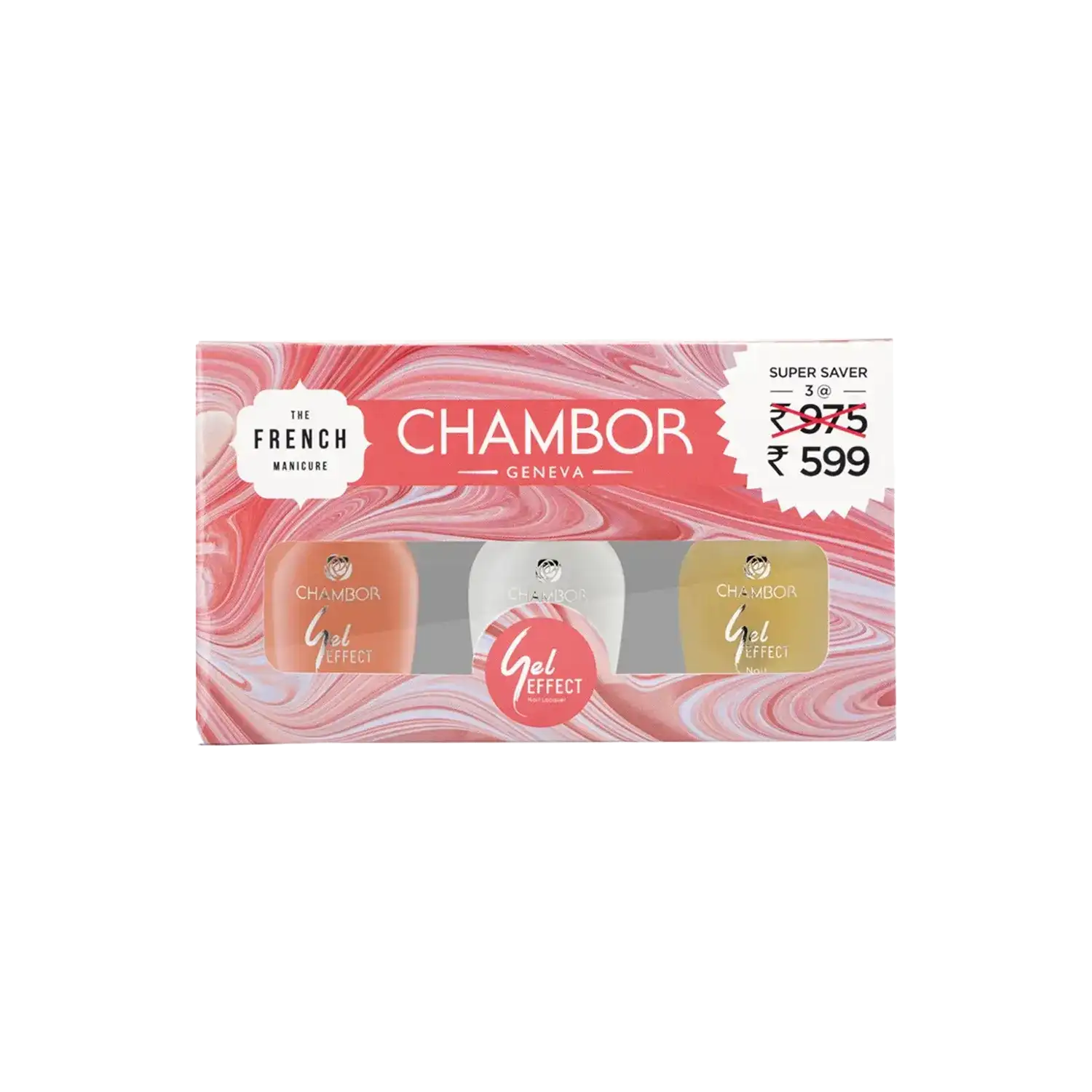 Buy Chambor Gel Effectnail Lacquer The French Manicure - 0316 30 ml ...