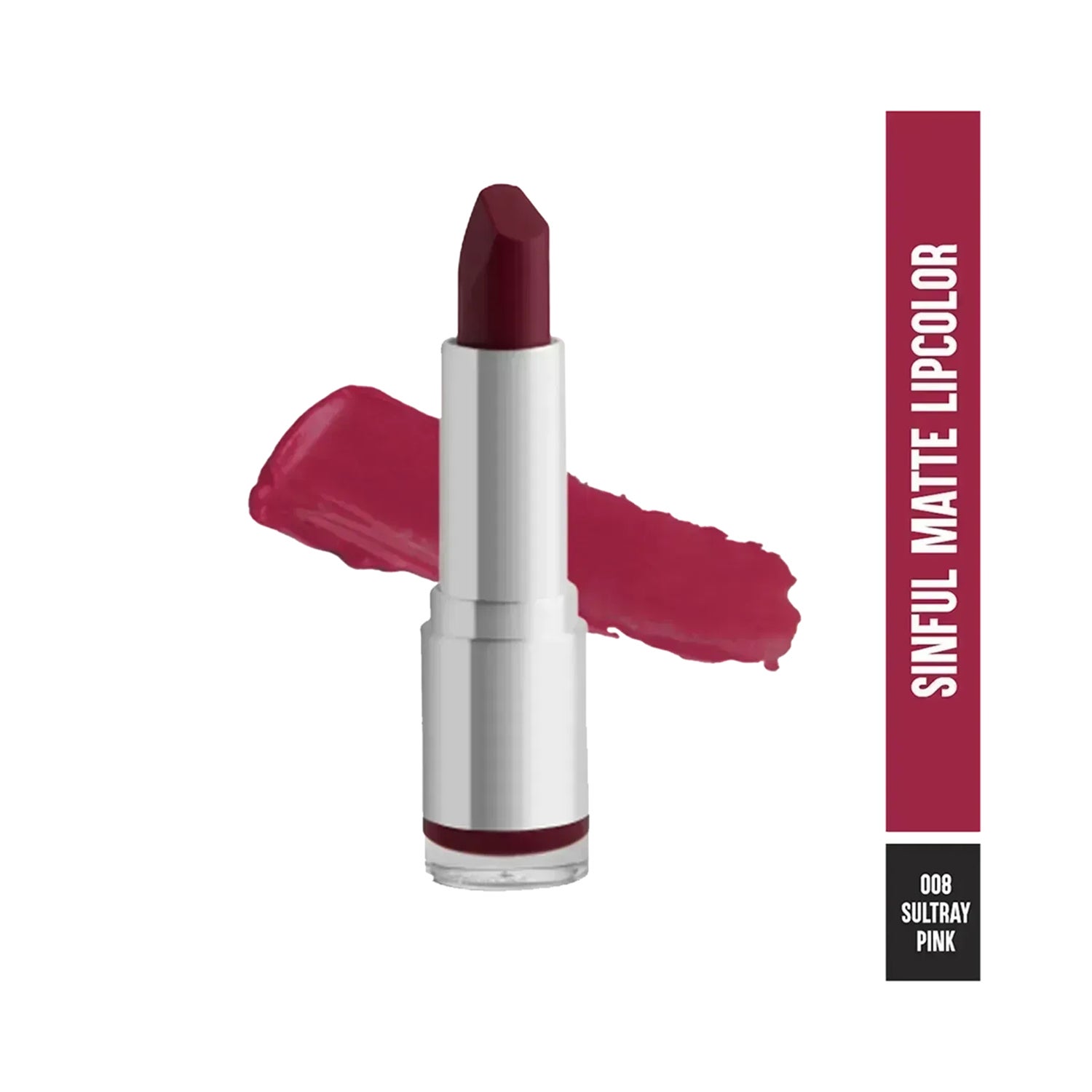 Buy Colorbar Velvet Matte Lipstick - 008 Sultry Pink (4.2gm) Online at ...