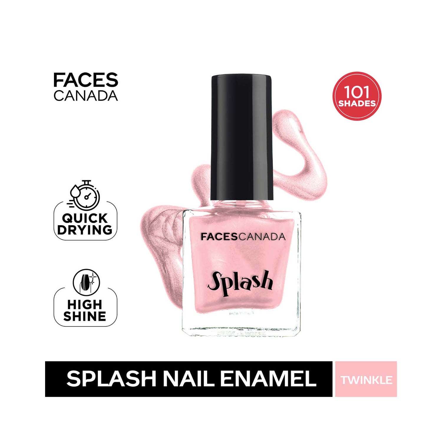 Buy Faces Canada Splash Nail Enamel - 36 Twinkle (8ml) Online at Best ...