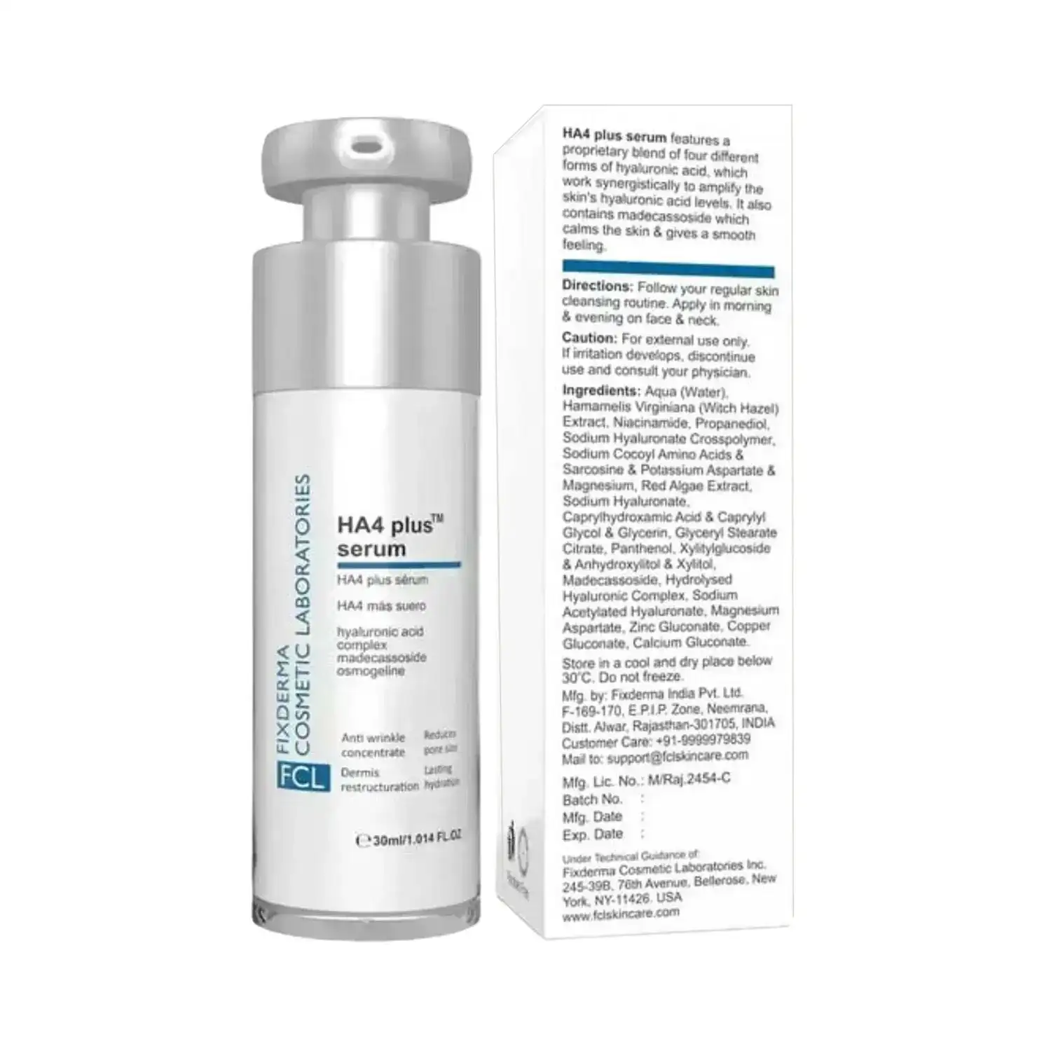 Fixderma Cosmetic Laboratories Ha4 Plus Face Serum (30ml)