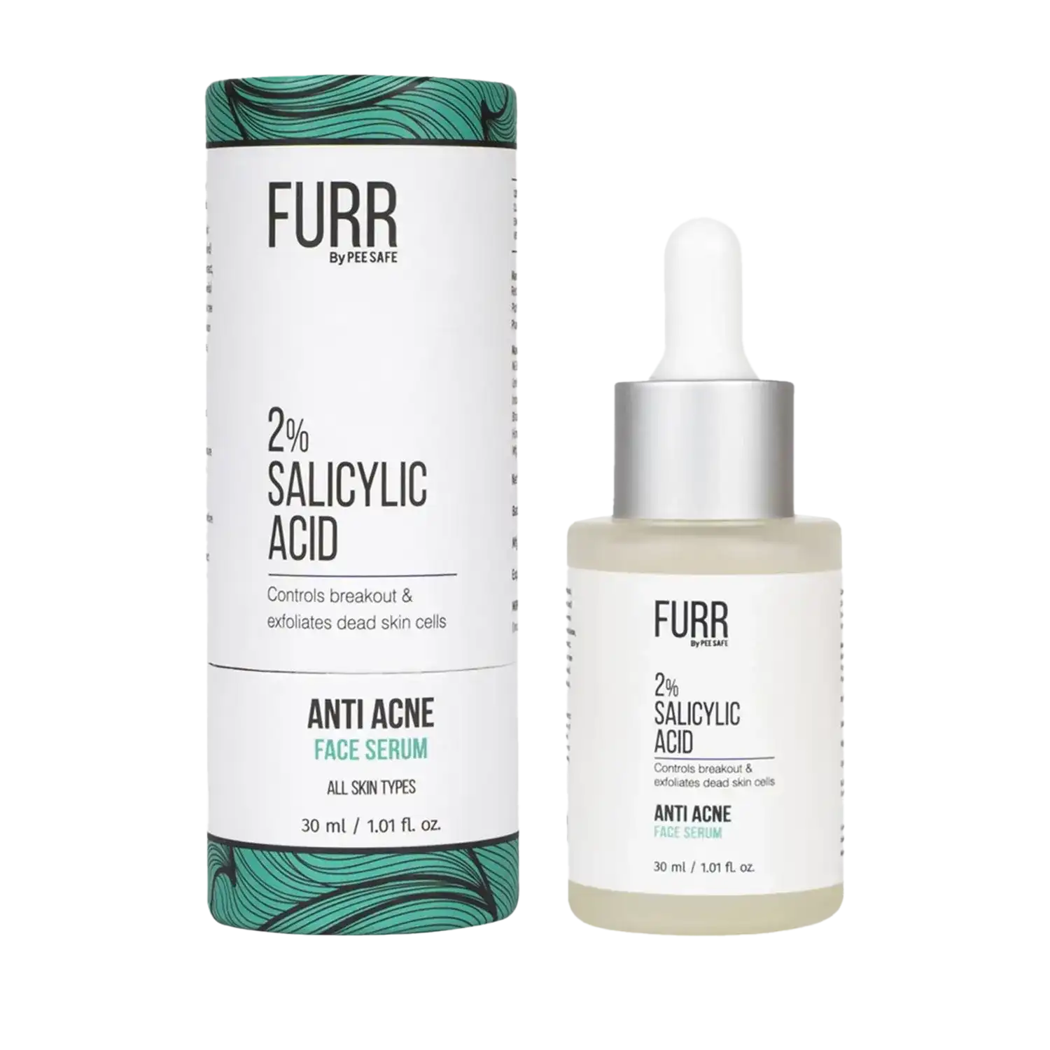 Buy FURR By Pee Safe 2% Salicylic Face Serum for Acne Marks & Blemishes ...