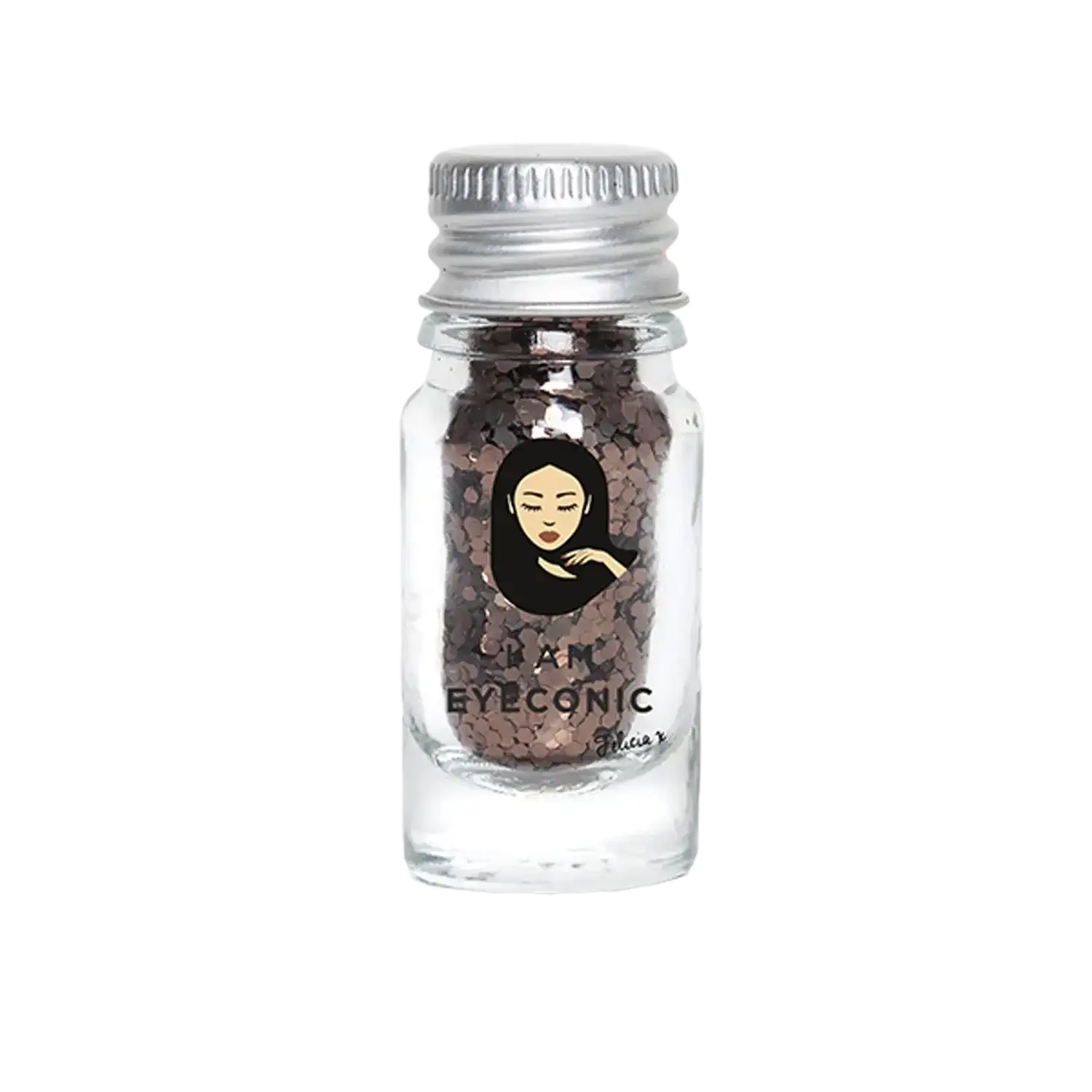 Buy I AM EYECONIC 3D Glitter Brown N Boujee (4gm) Online at Best Price ...