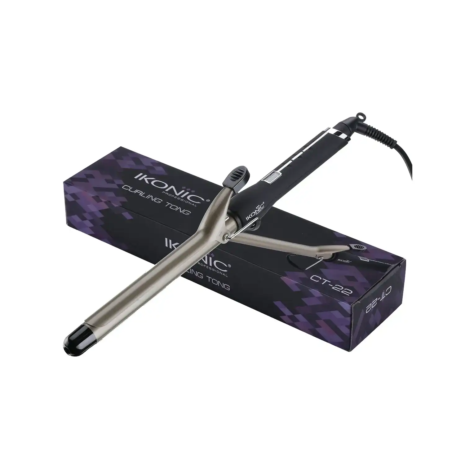 Buy Ikonic Curling Tong - CT 22 (Black) Online at Best Price in India ...