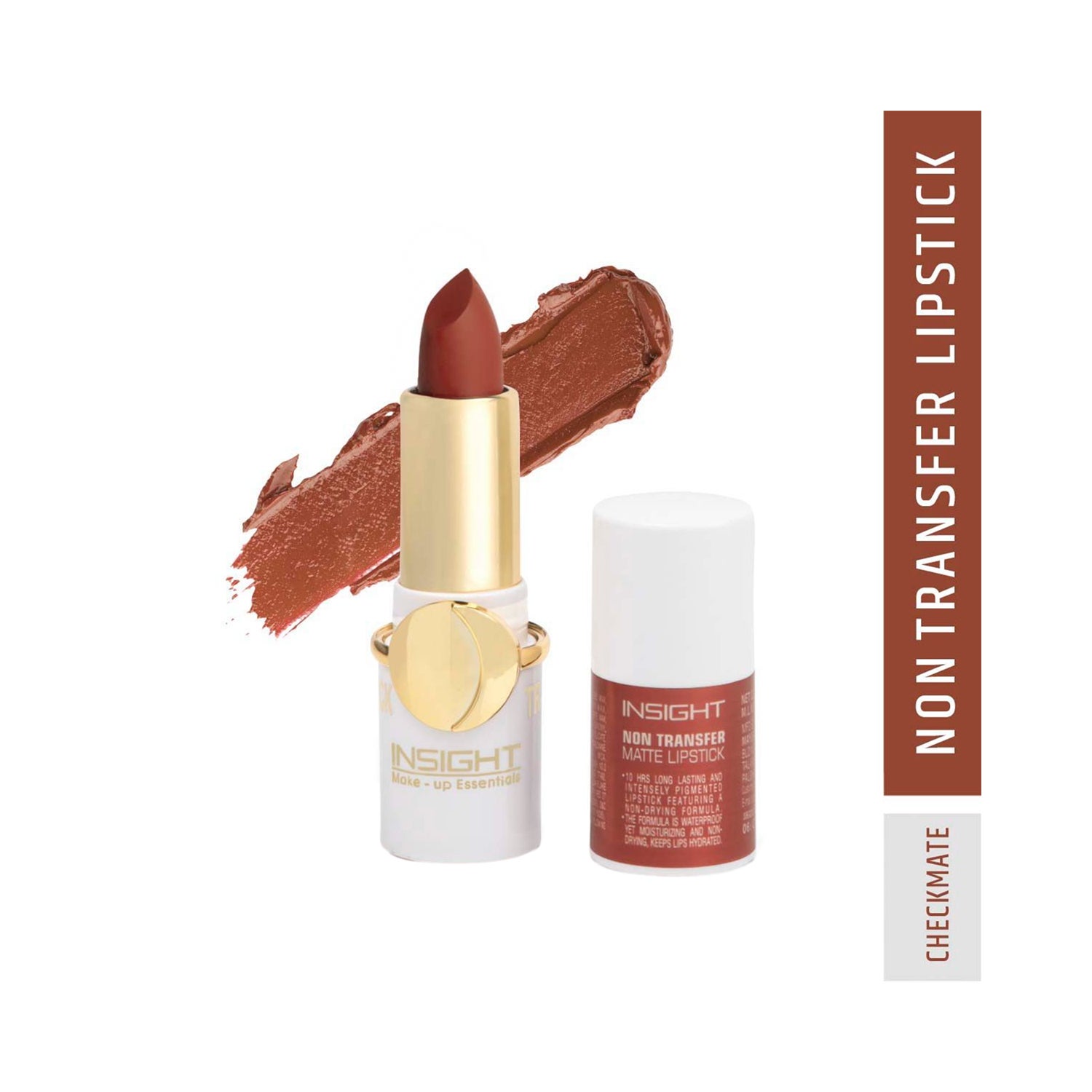Buy Insight Cosmetics Non Transfer Matte Lipstick - 06 Checkmate (4.2g ...