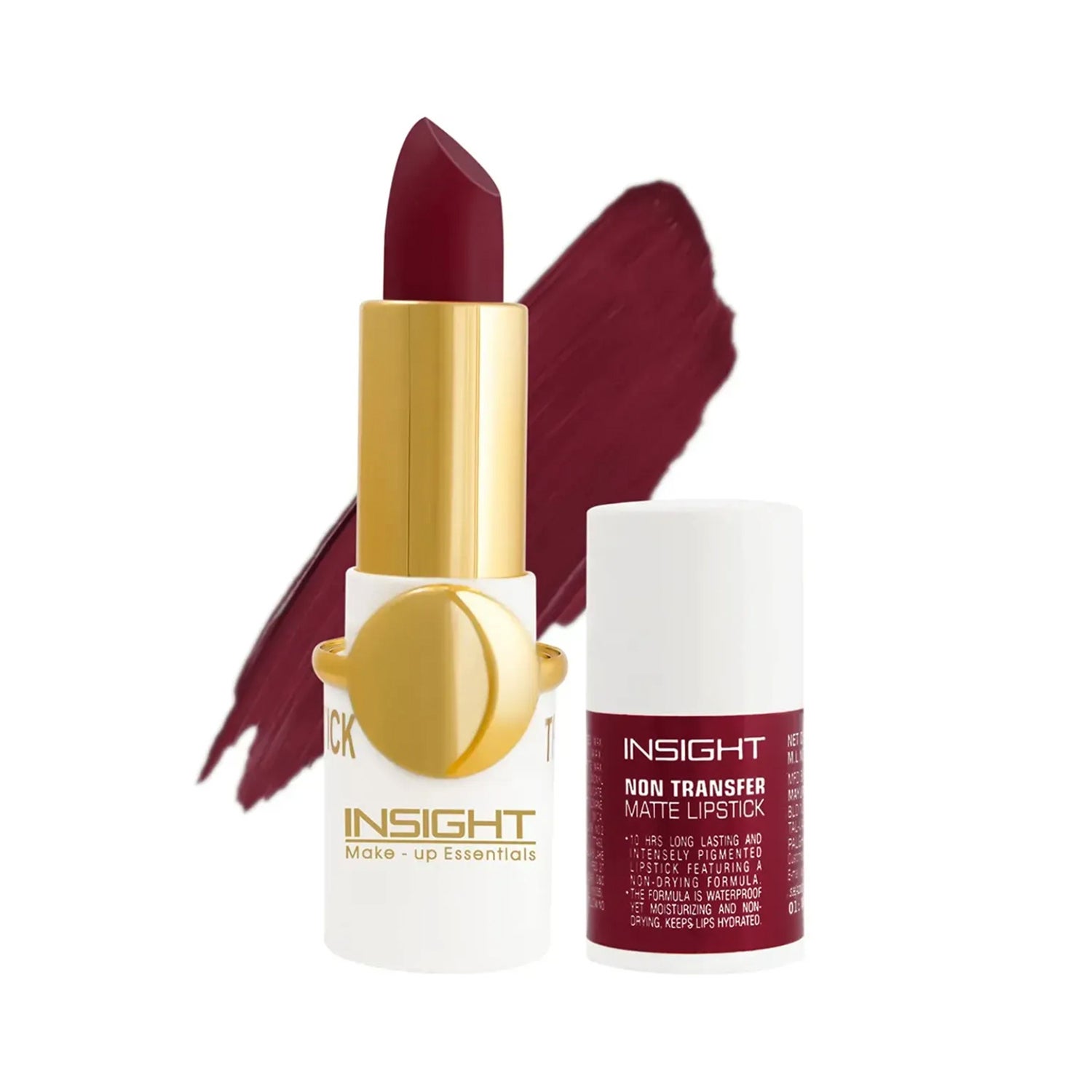 Buy Insight Cosmetics Non Transfer Matte Lipstick - 10 Craving (4.2g ...