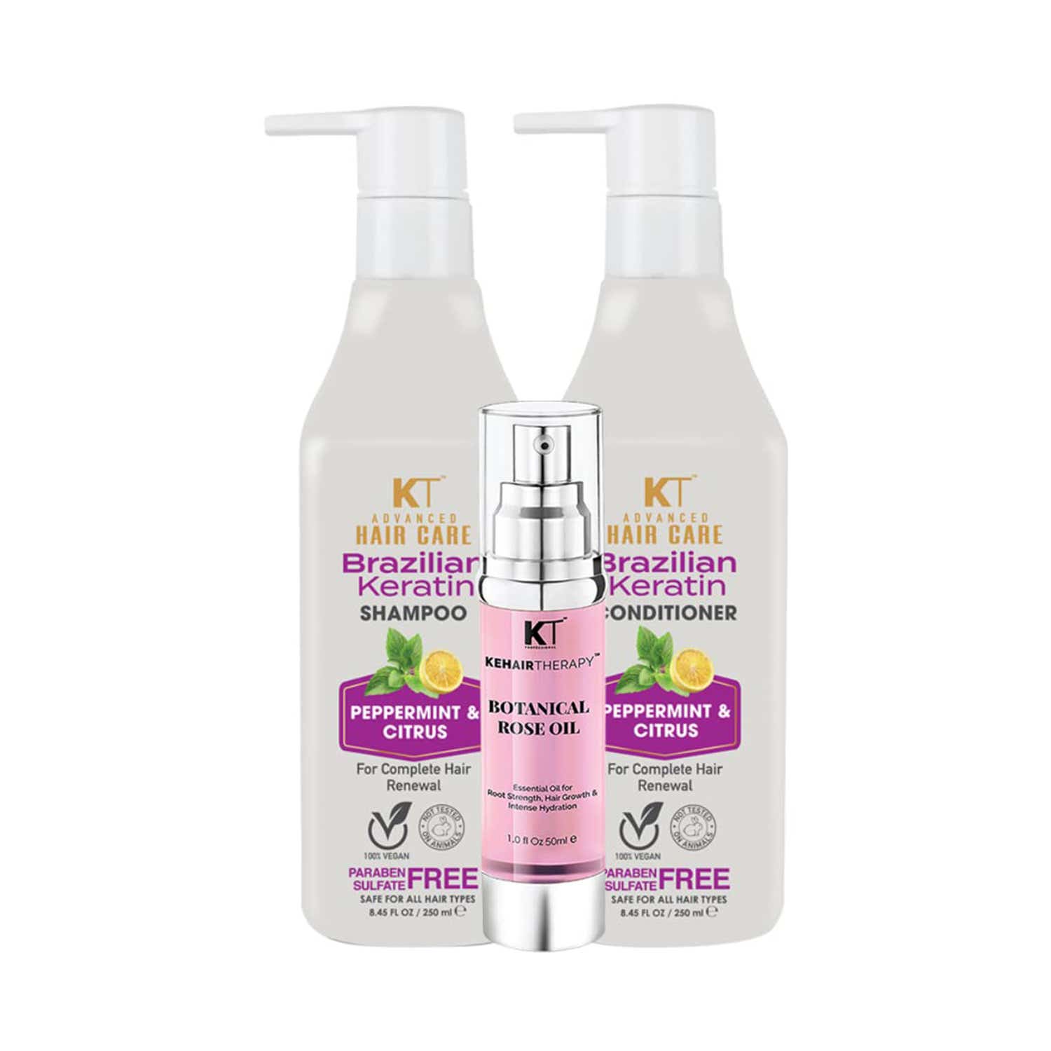 KT Professional Advanced Hair Care Brazilian Keratin shampoo ...