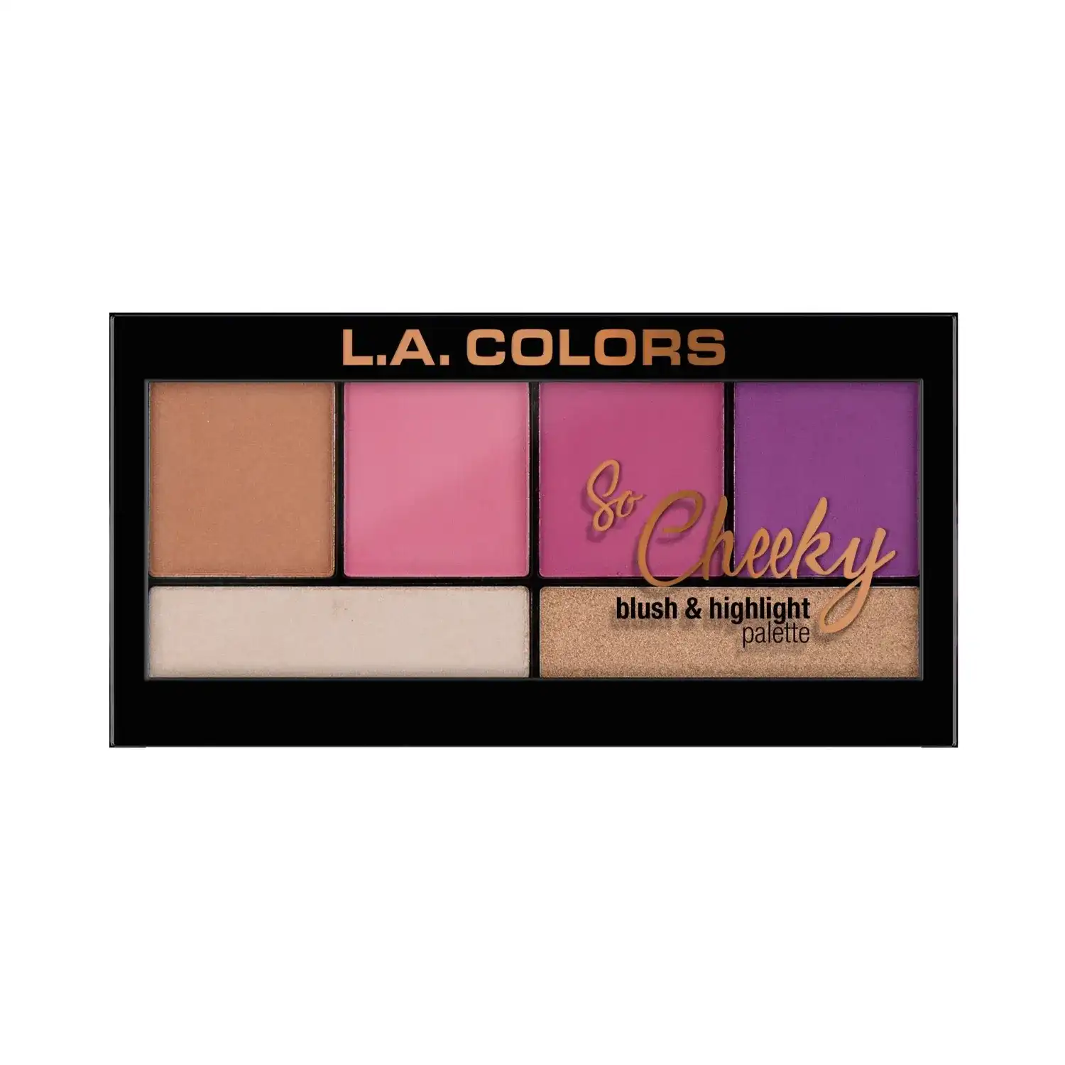 Buy L.A. Colors So Cheeky Blush and Highlight Palette - Sweet and Sassy ...