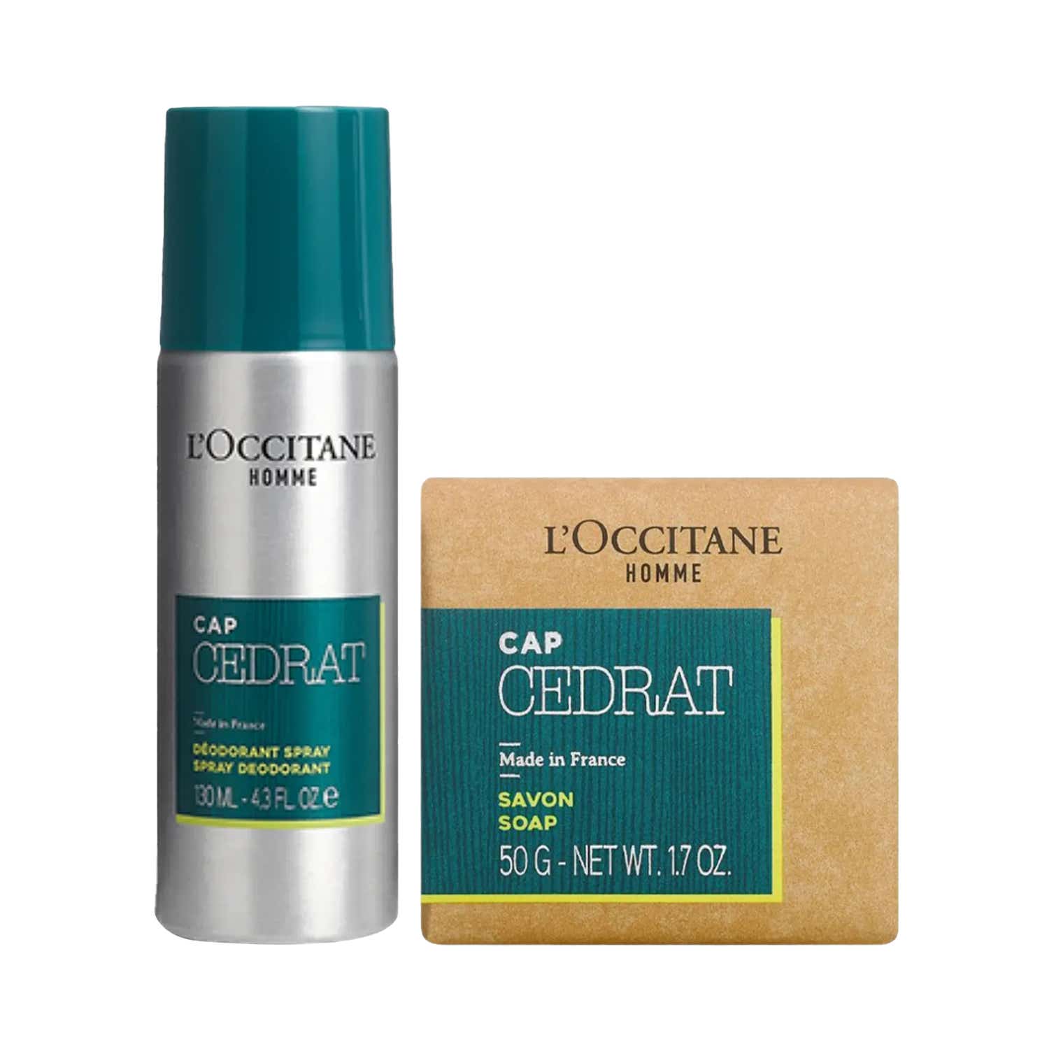 Buy L'occitane Cap Cedrat Fresh Essentials Duo Soap & Deo Combo Online ...