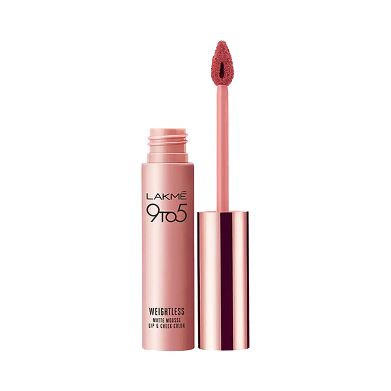 Lakme Double Duty Lip & Cheek Mousse Matte Lipstick & Soft Blush, Nude ...