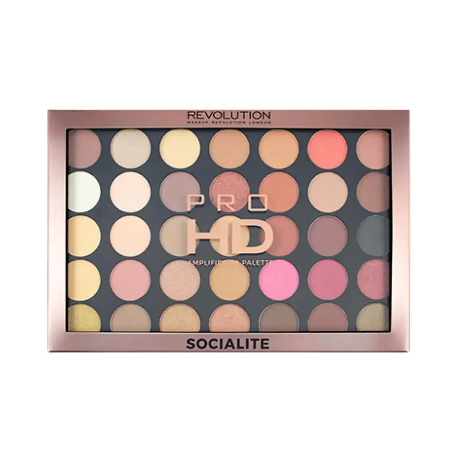 Makeup Revolution Pro Hd Amplified 35 Eyeshadow Palette - Socialite (30g)